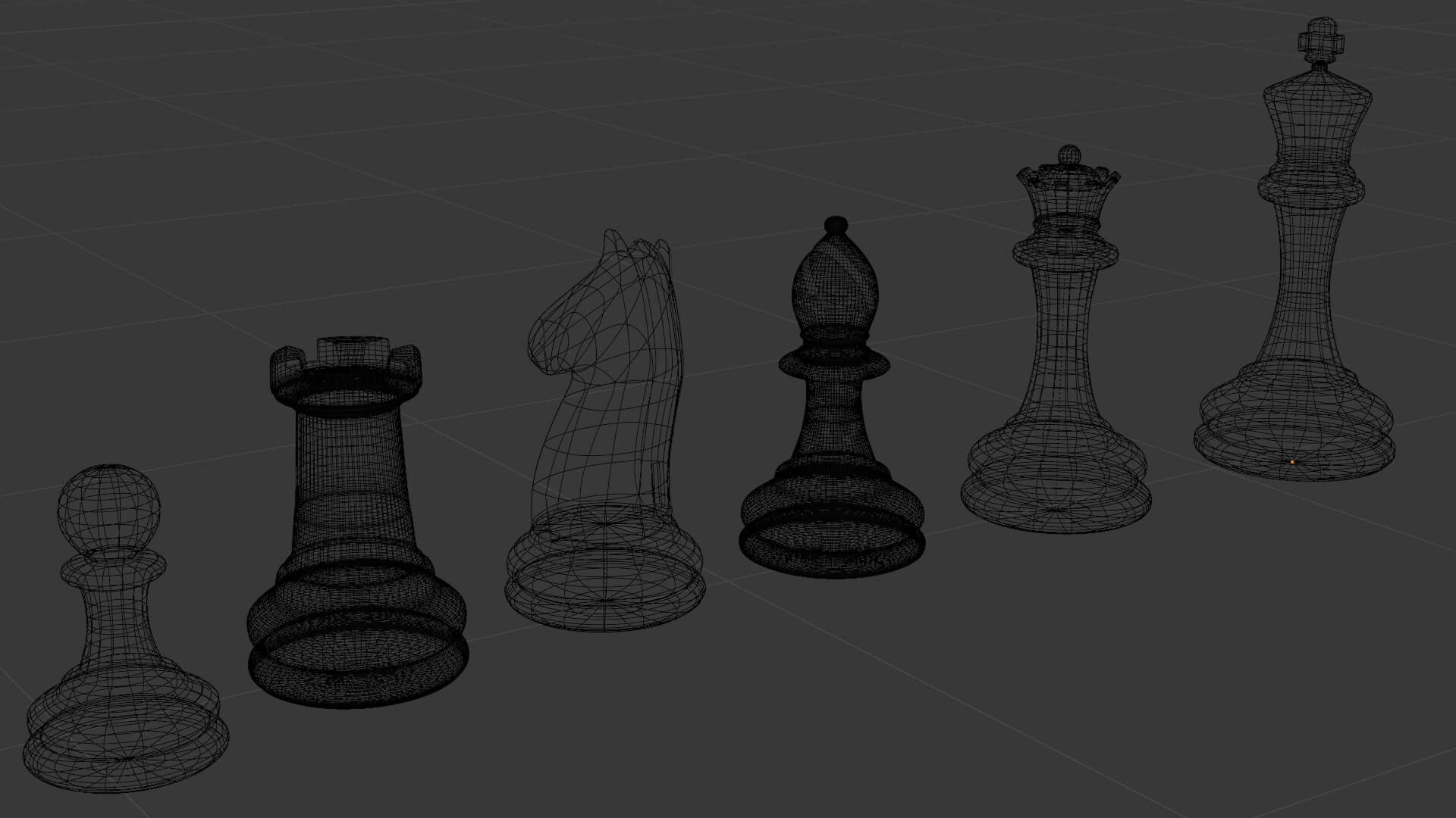 Chess Pieces - 3D Model by TS-Builder