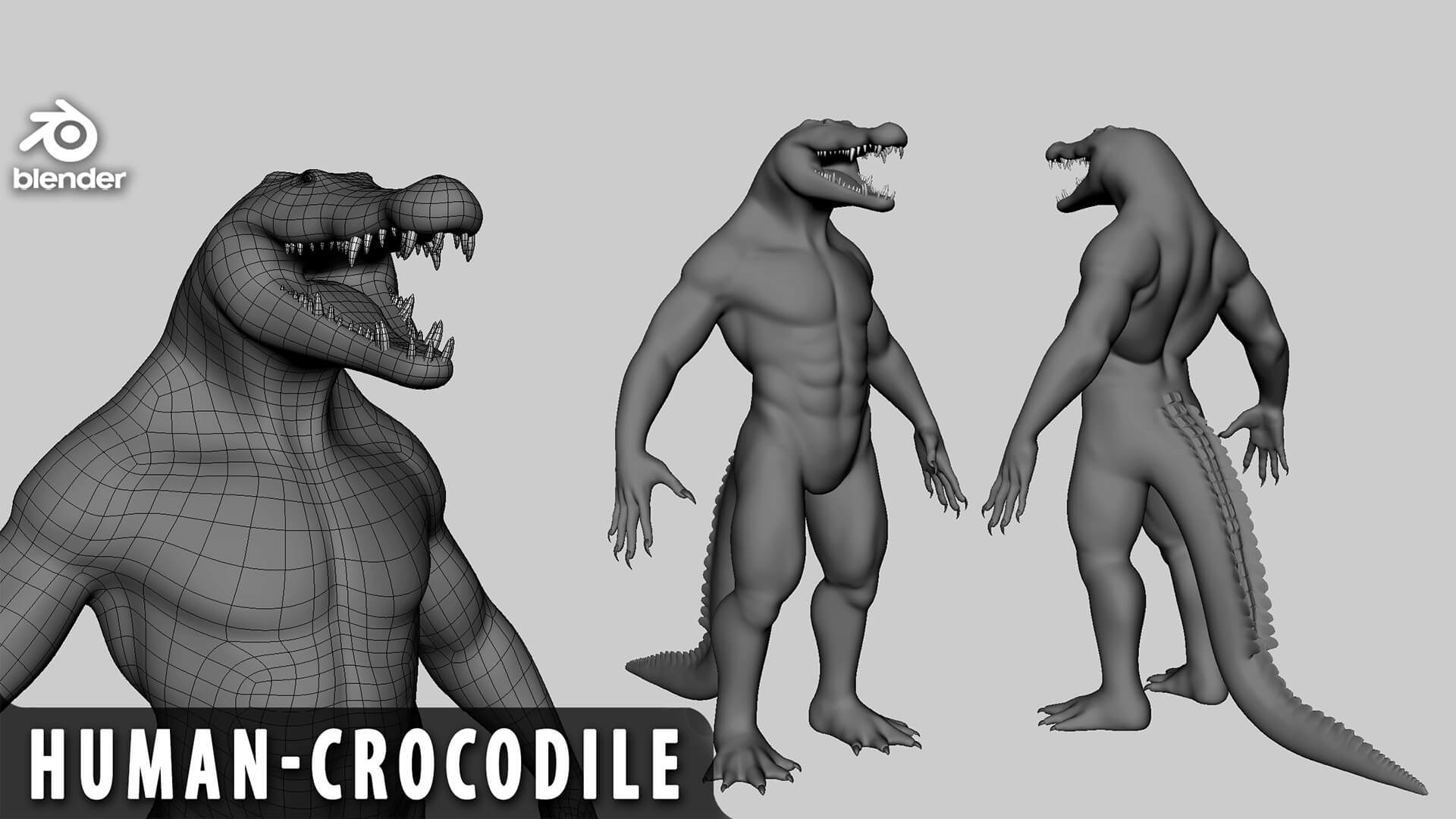 10 Mythical Creatures - Topology UV Map 3D Model by Tsering