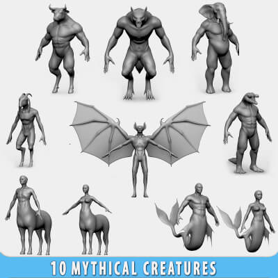 3D Models | Characters | Creatures | RenderHub