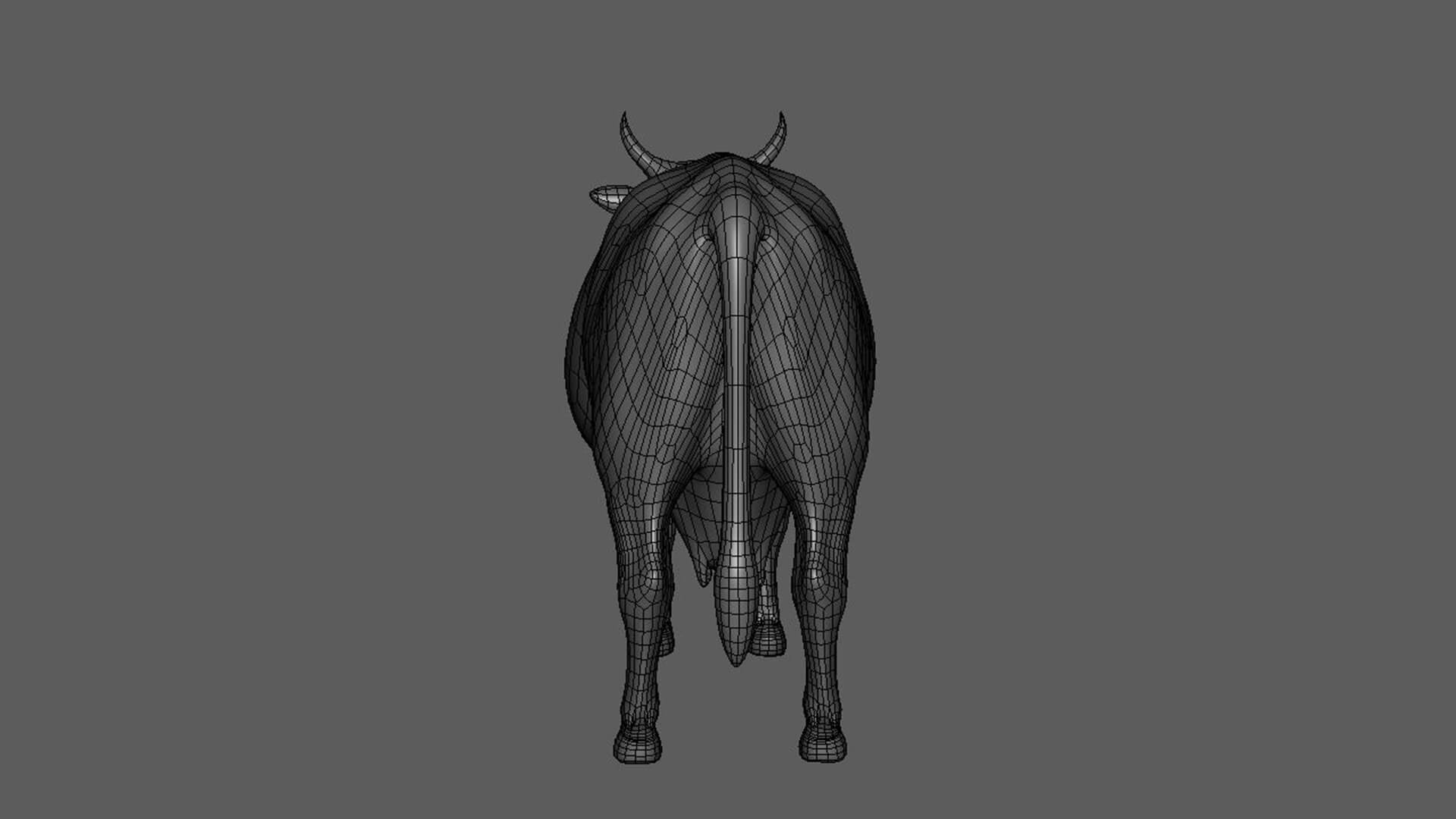 Cow Dairy Sculpt - 3D Model by Tsering