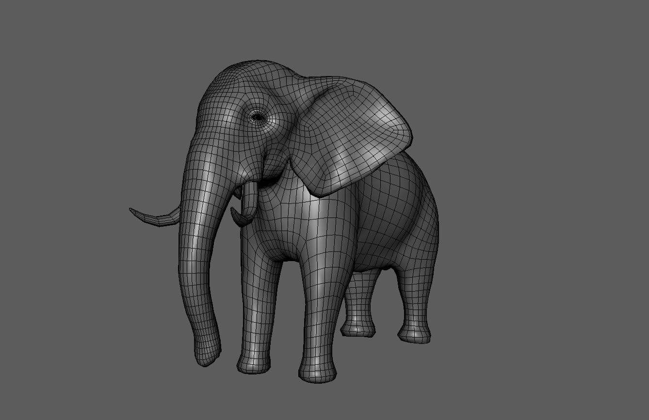 Elephant Model by Tsering
