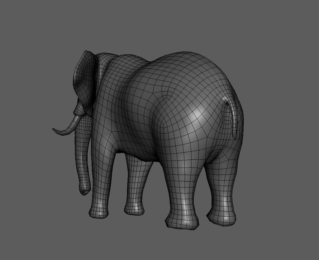 Elephant Model by Tsering