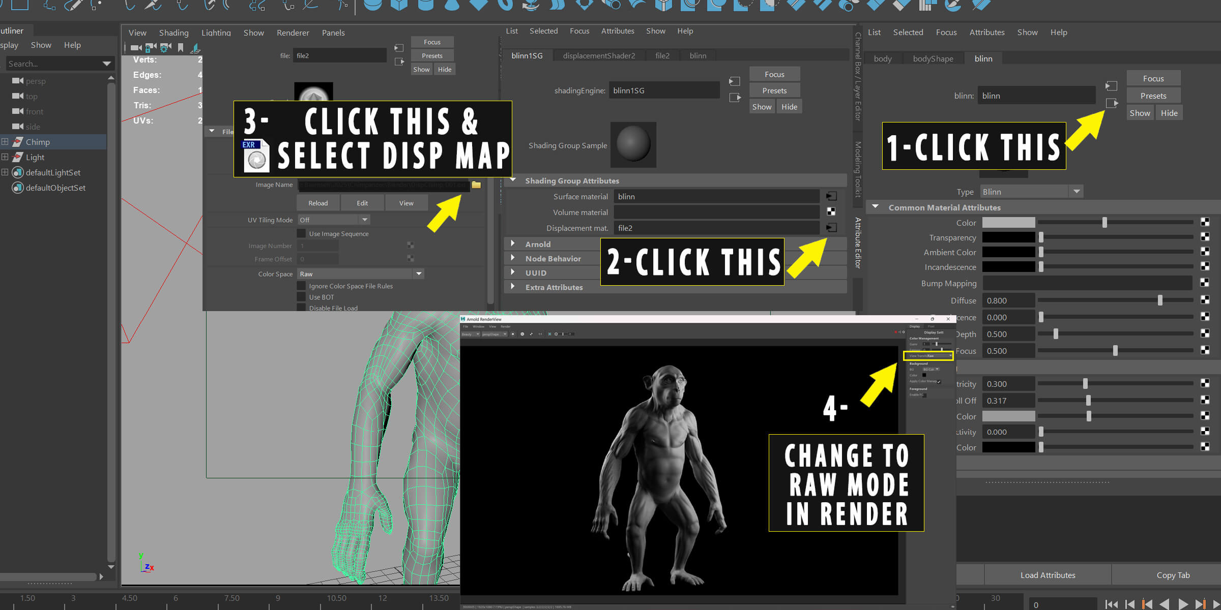 Monkey Sculpt - 3D Model by Tsering