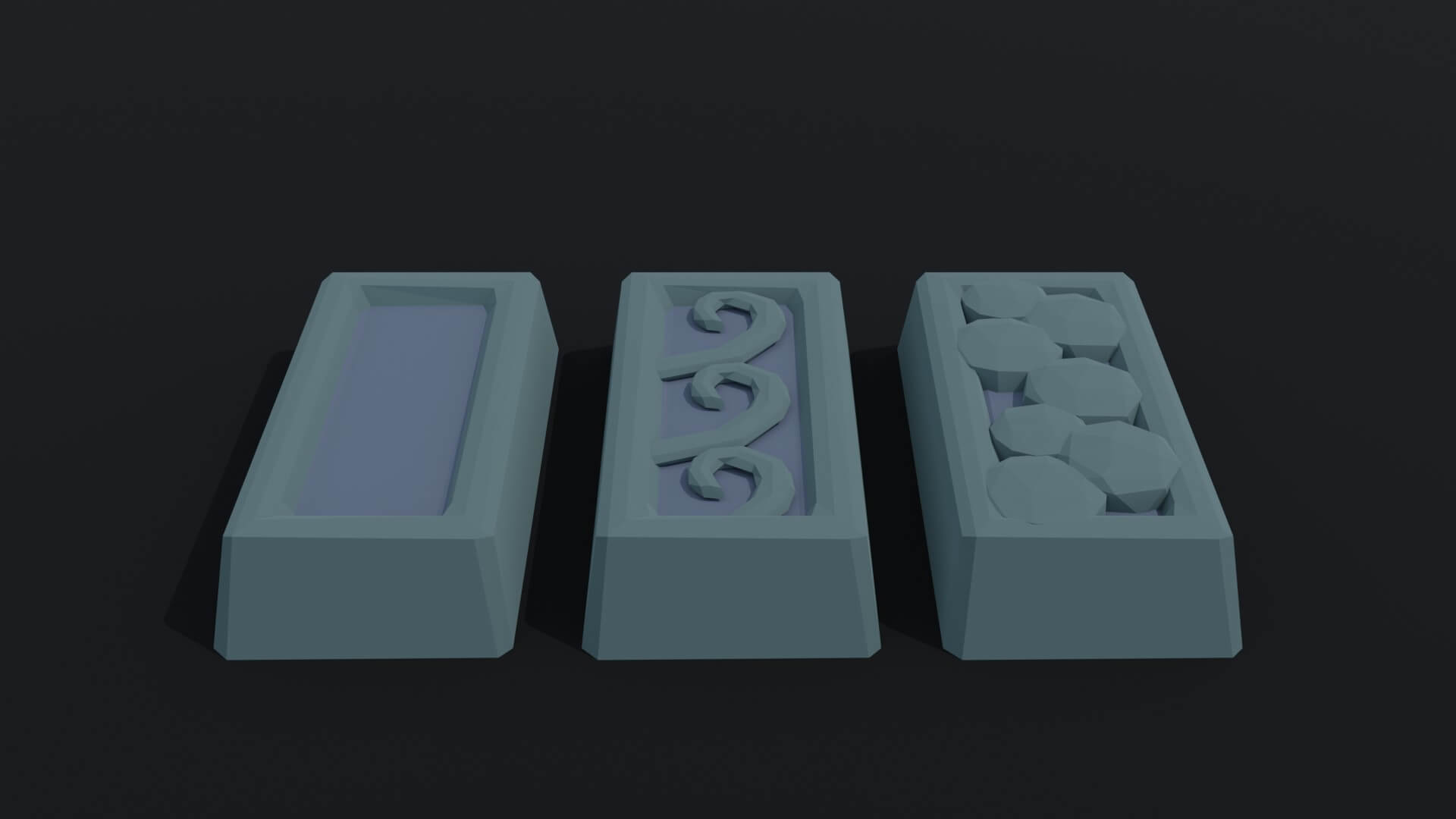 Cartoon Fantasy Ingots Kit - 3D Model by Tykryk