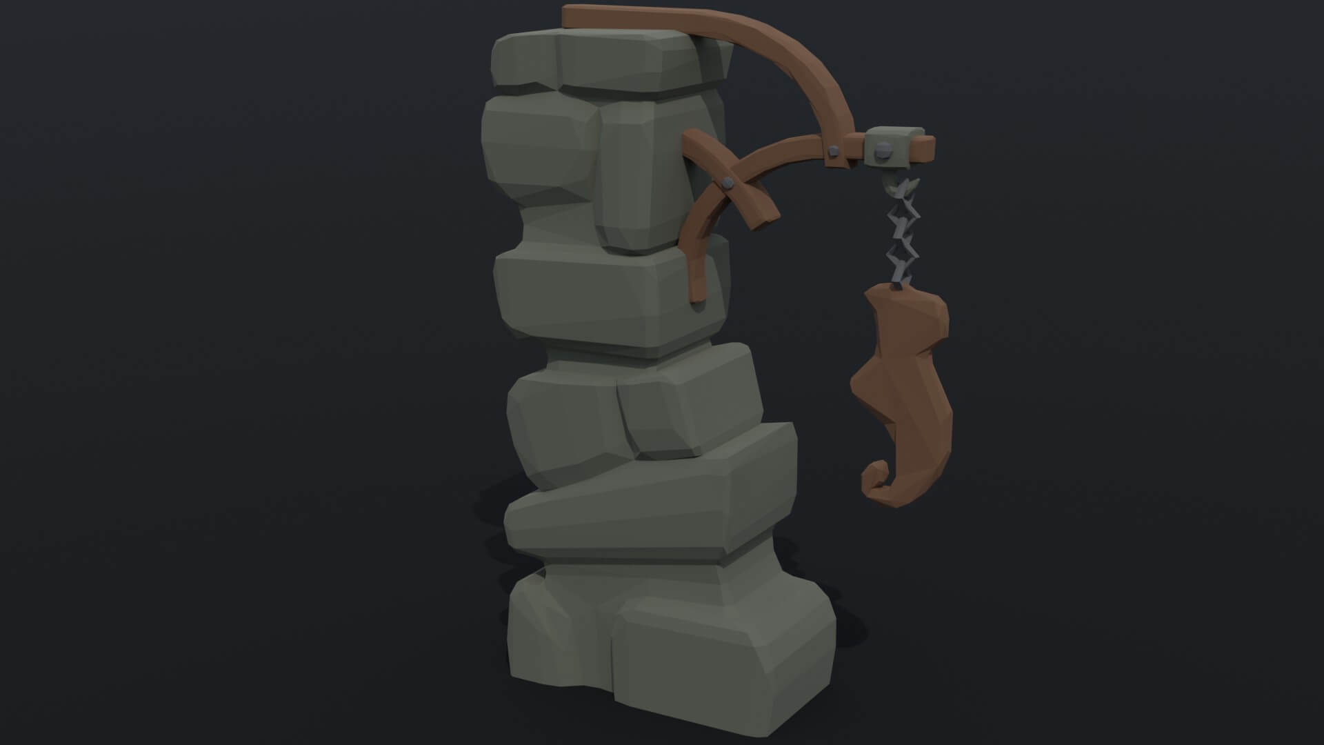 Cartoon Fantasy Road Signs Polygonal Style by Tykryk