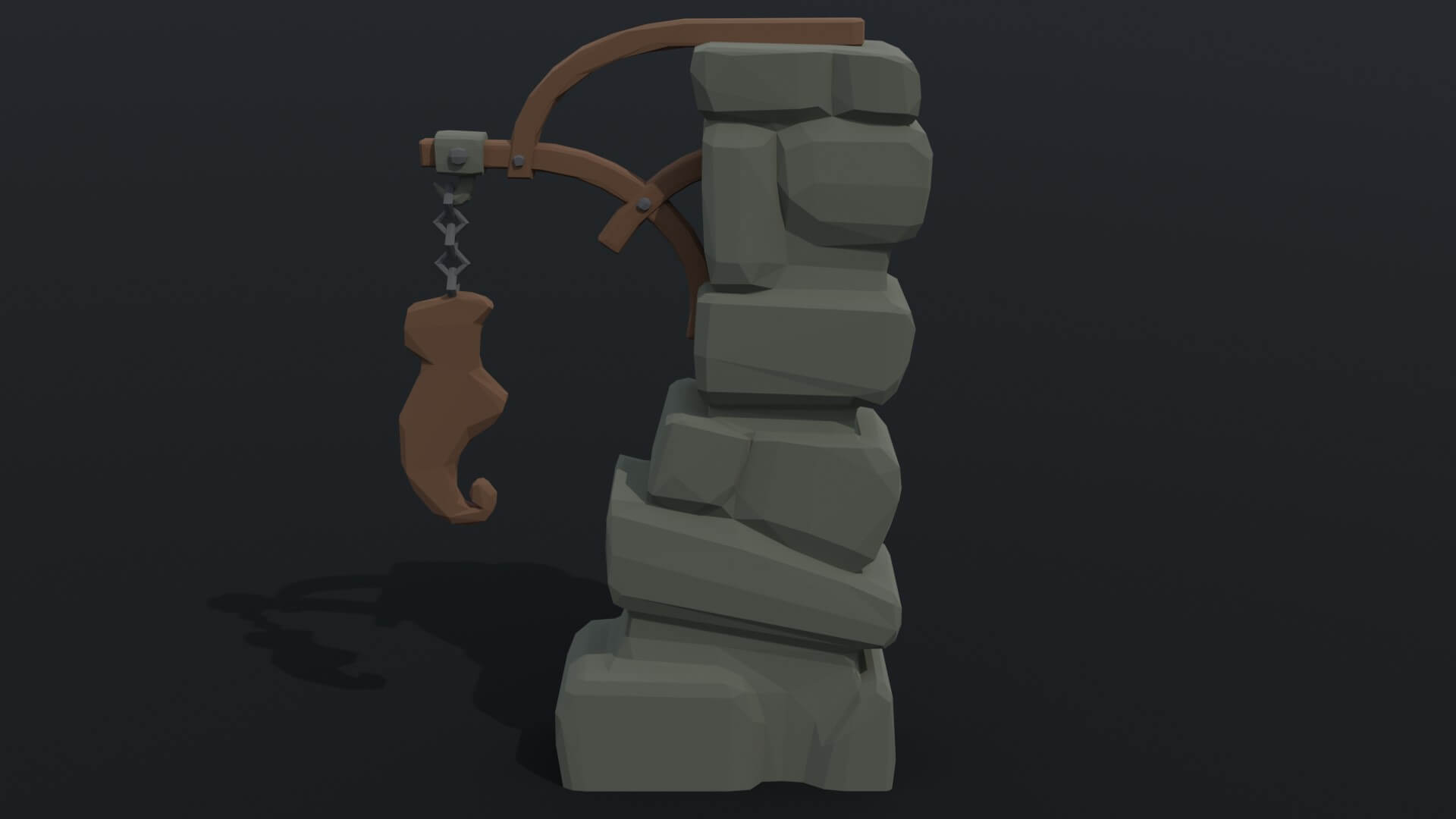 Cartoon Fantasy Road Signs Polygonal Style by Tykryk