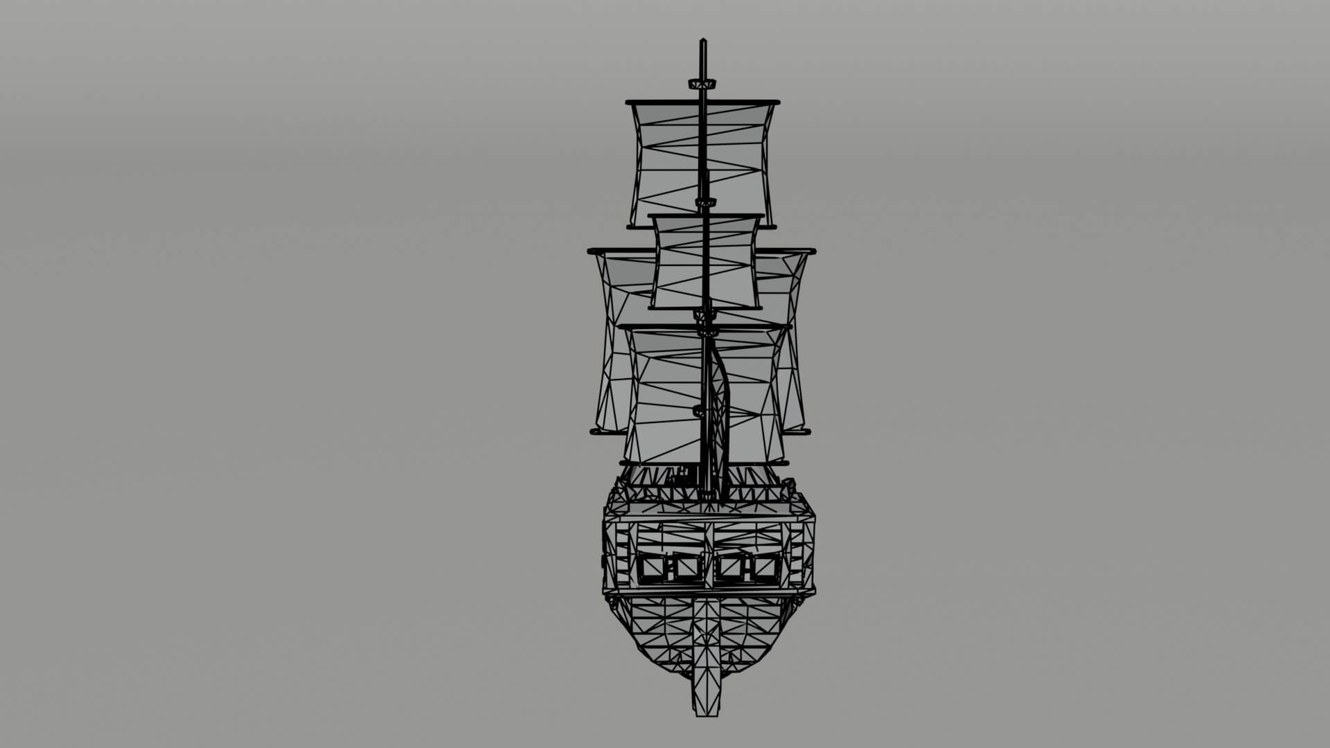 Medieval Ship Drawing