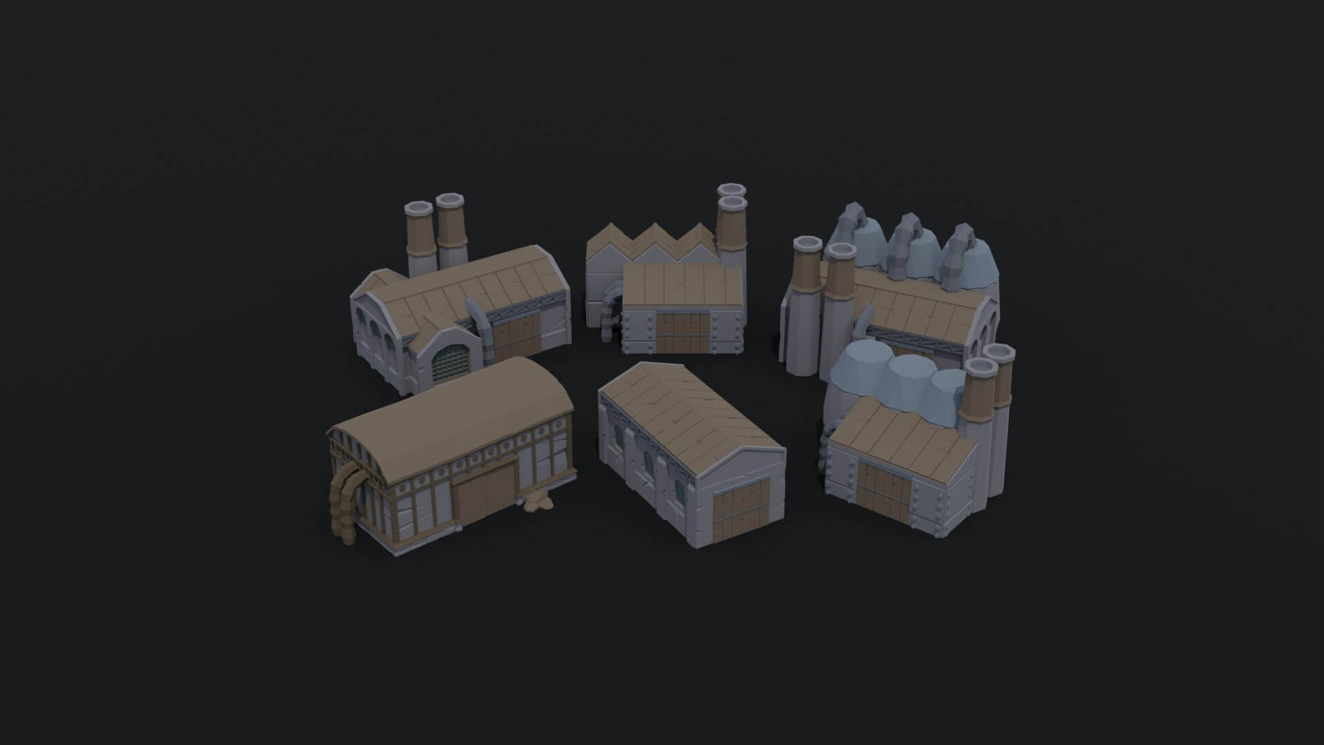 Dieselpunk Architecture