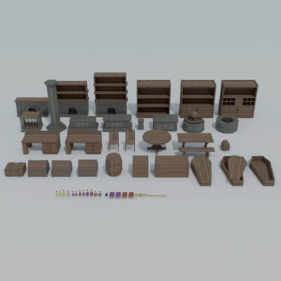 Old Man Cartoon - 3D Model by EA09studio