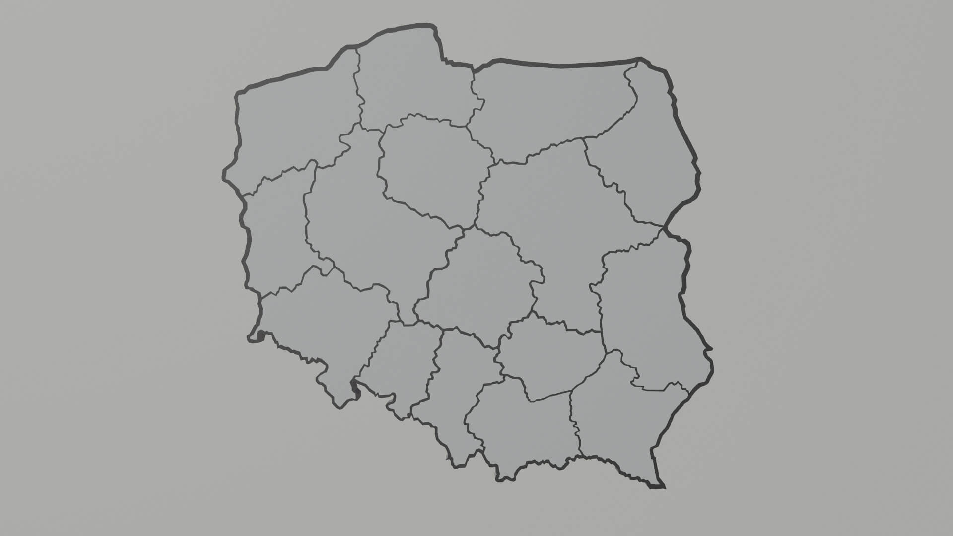 geography map of poland