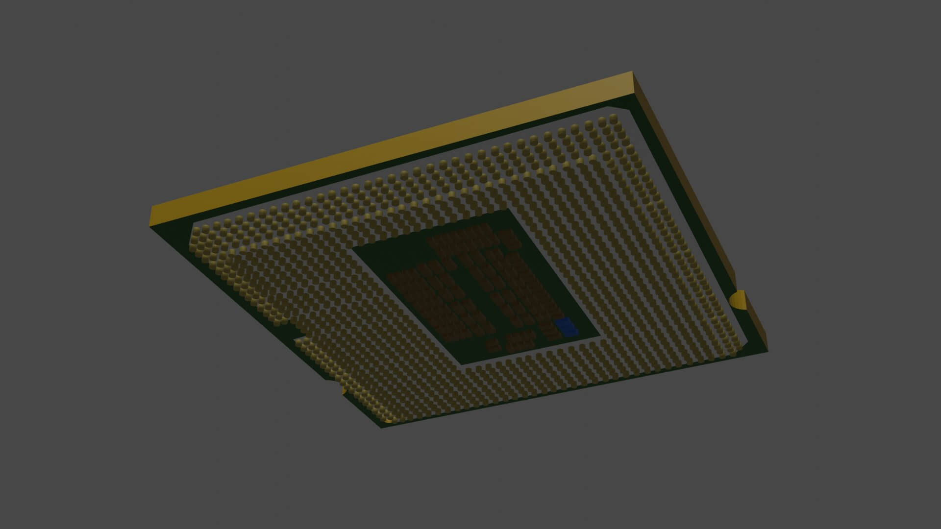 CPU Chip - Free 3D Model by Tyuris99