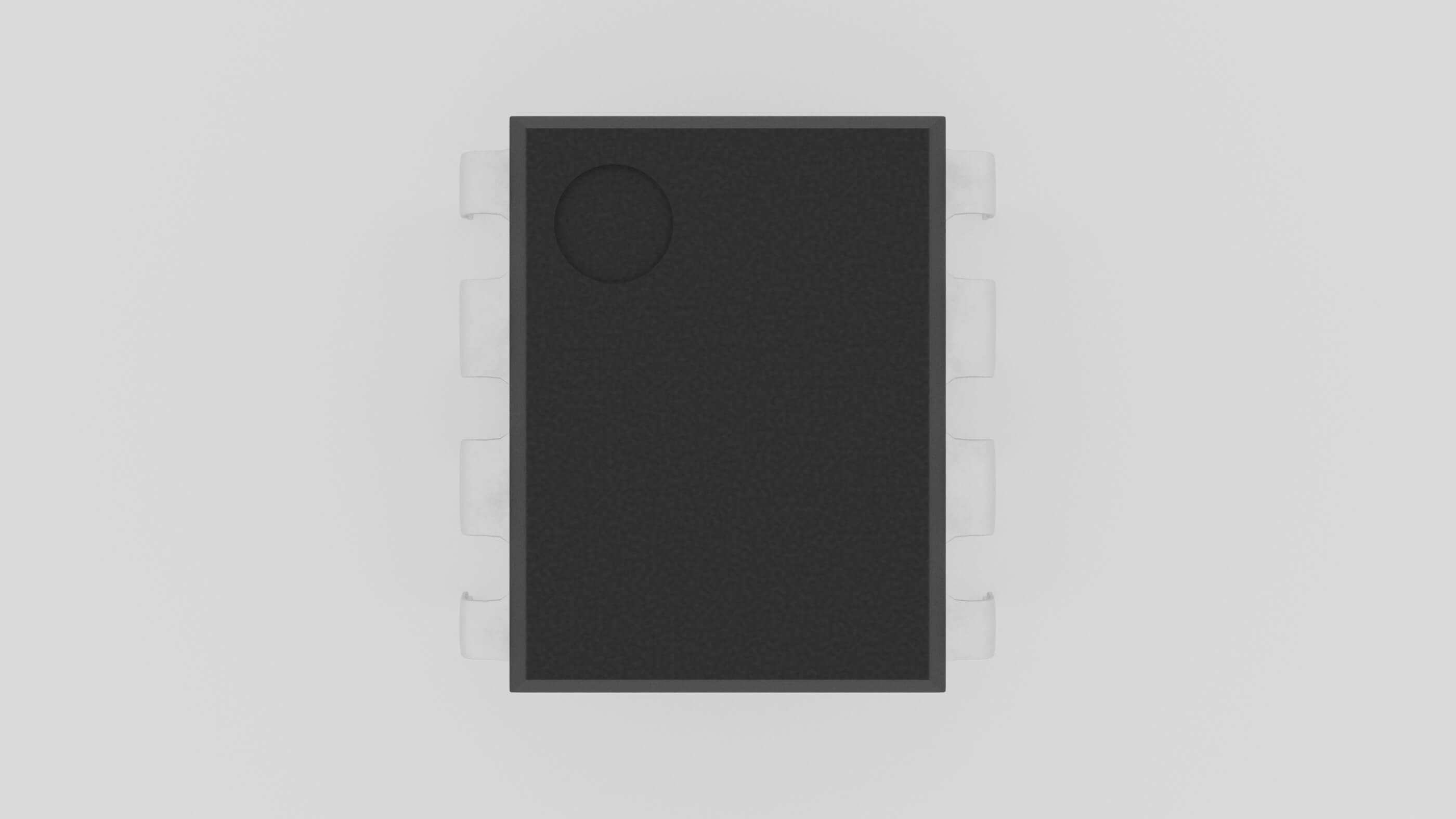 DIP-8 Integrated Circuit Free 3D Model by Tyuris99