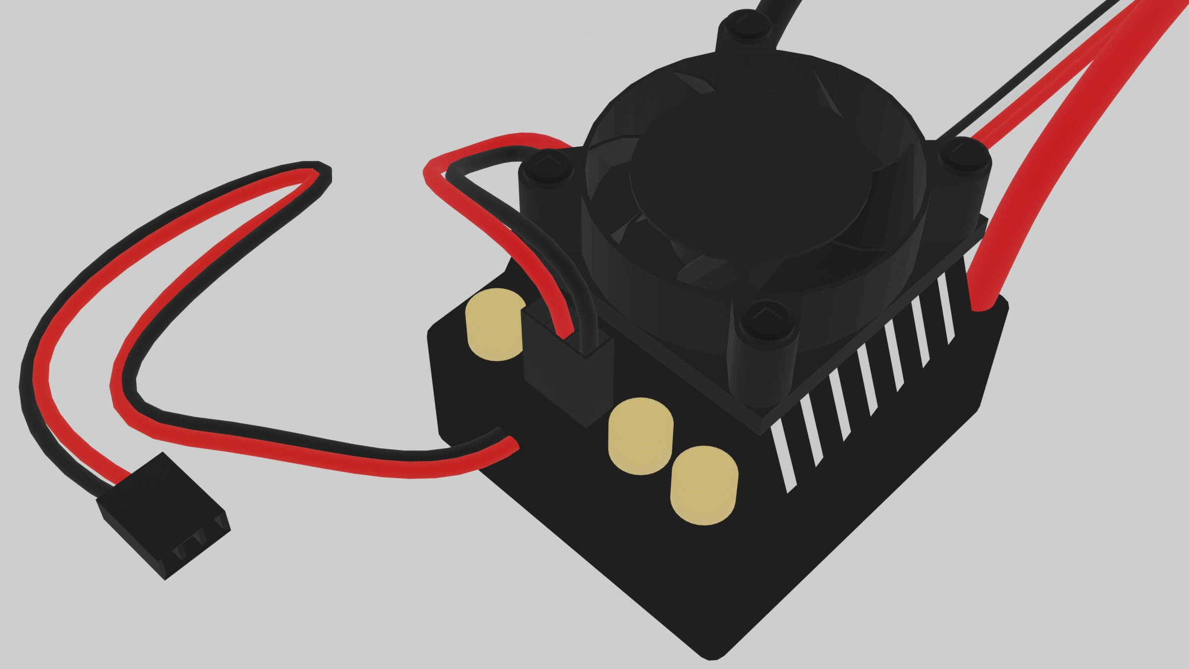 Low Poly ESC and Motor Combo For RC Cars - Free 3D Model by Tyuris99