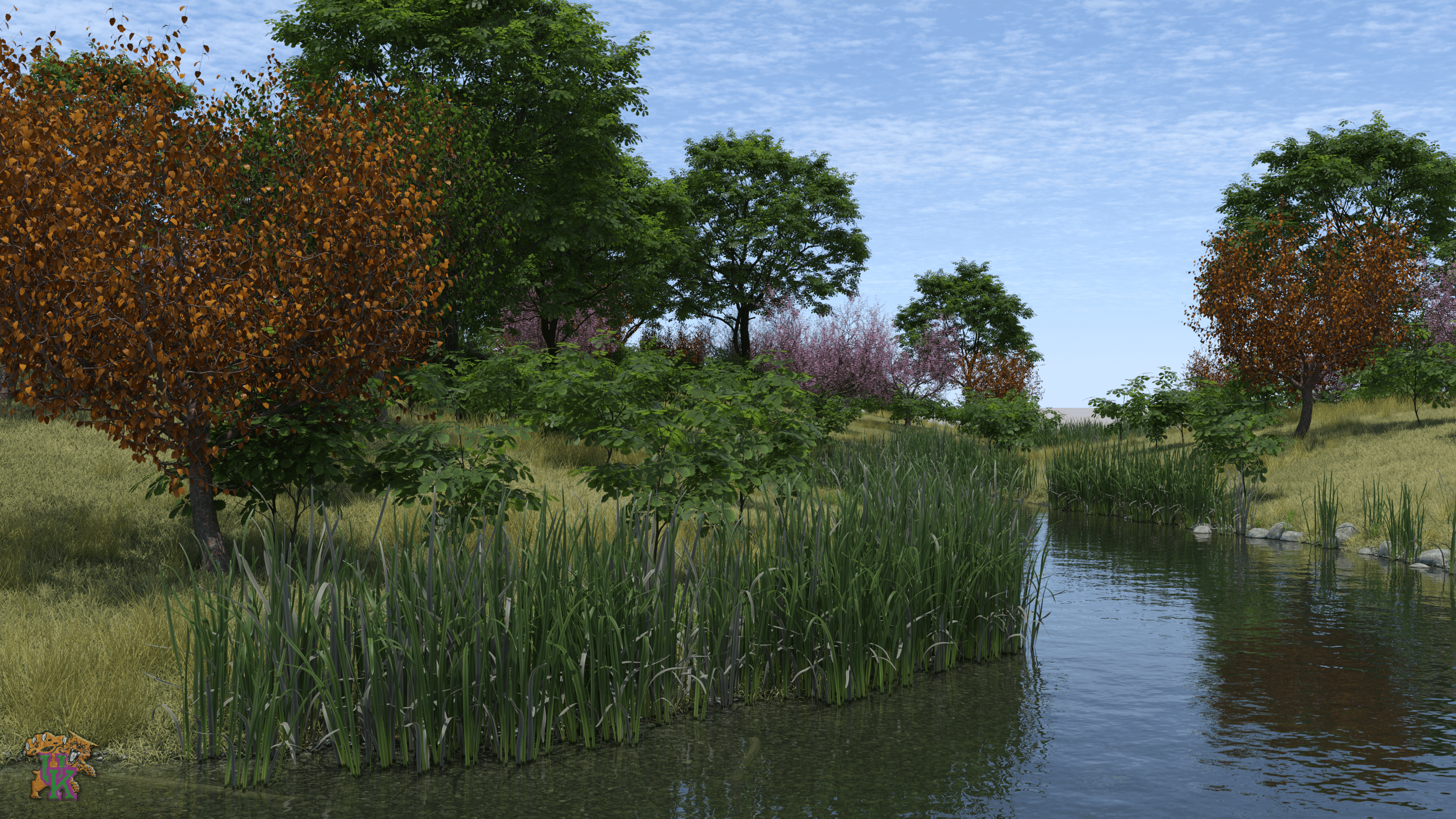 Landscape 002 3D Render, Digital Art by UdoK