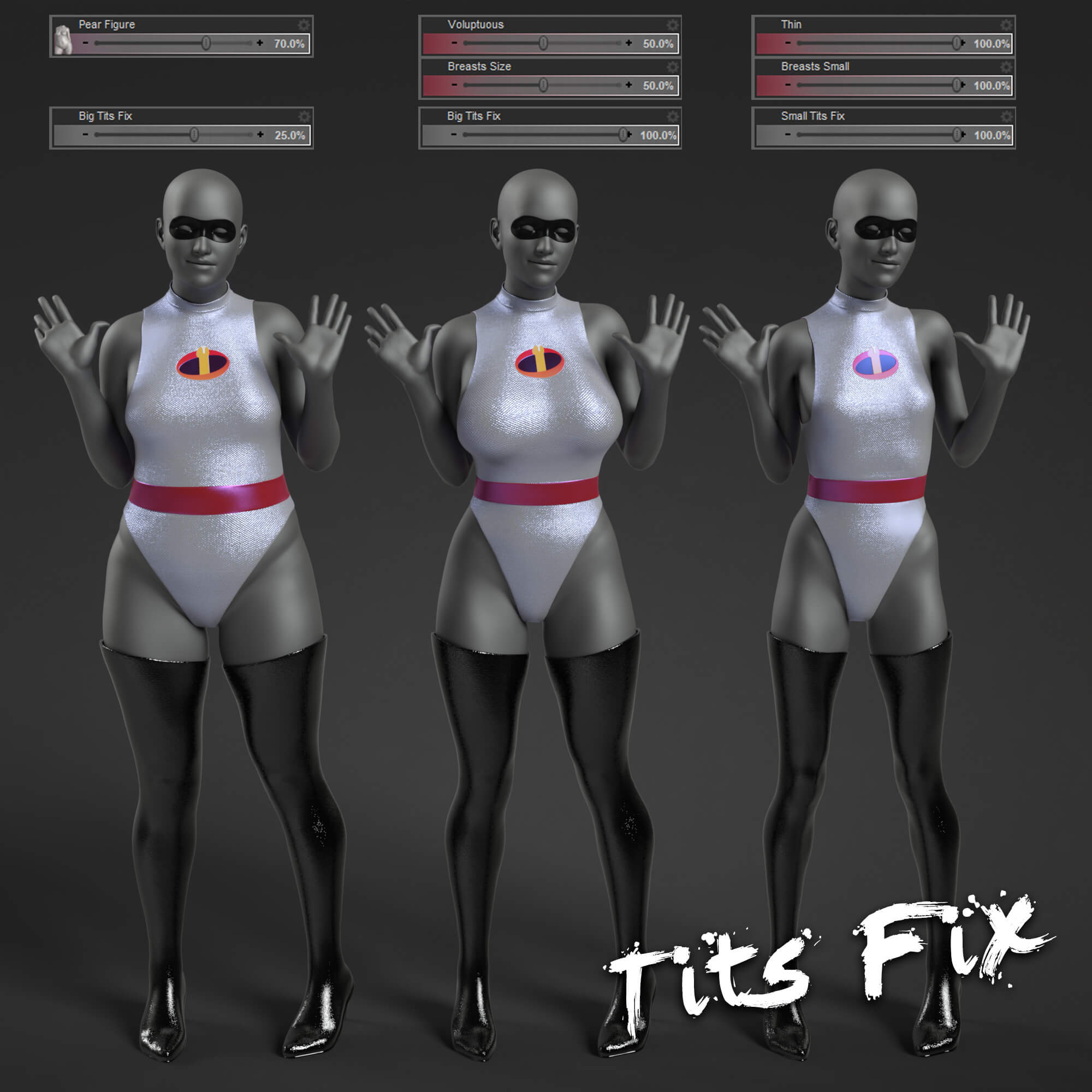 SuperSuit 3D Render, Digital Art by ugarman