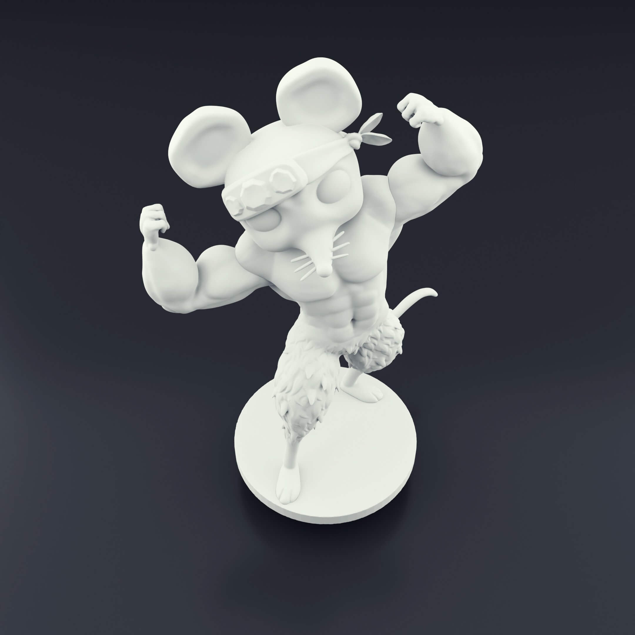 Mouse Muscles - 3D Model by Ukion