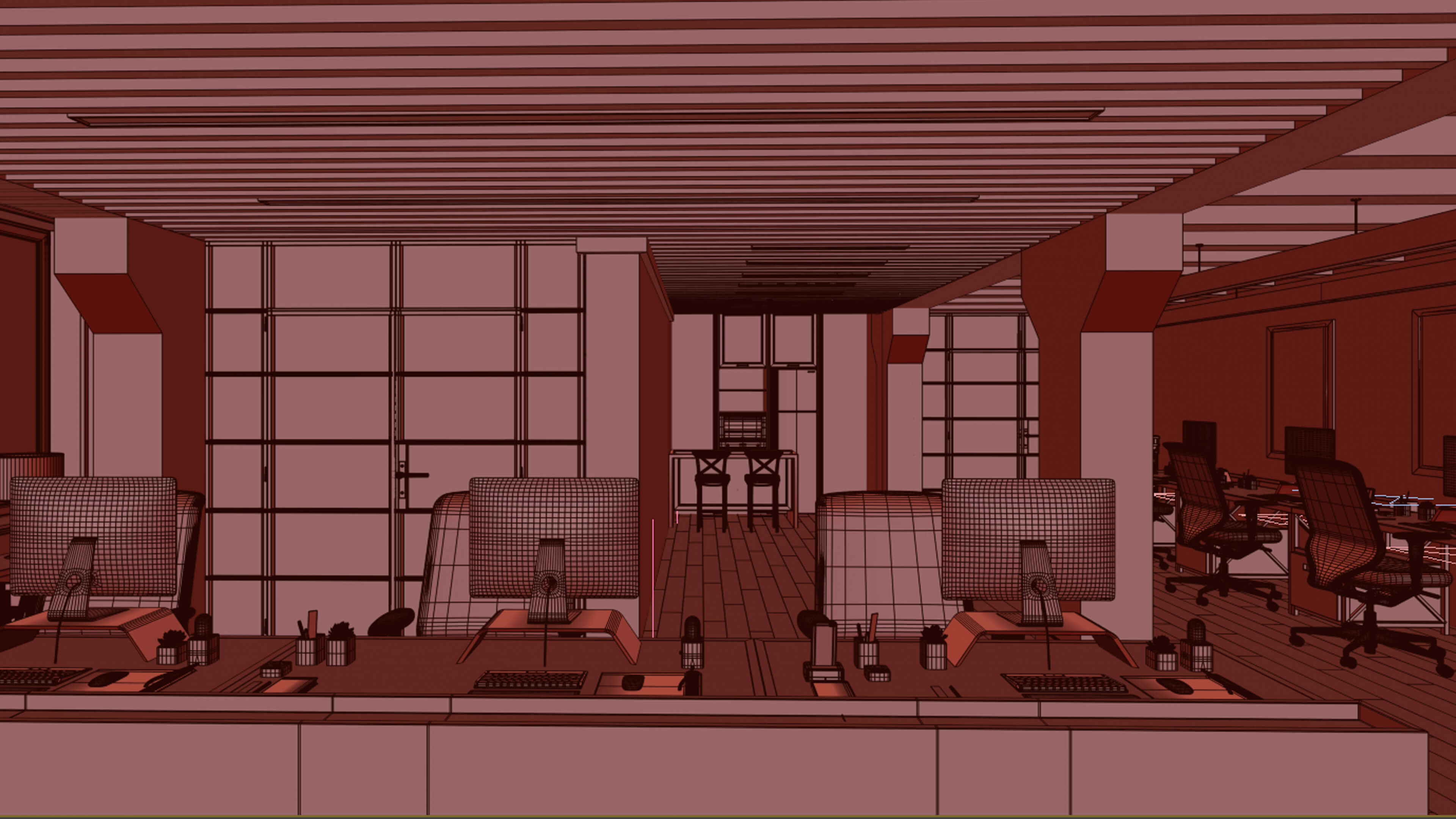 Office Interior - 3D Model by UM arch