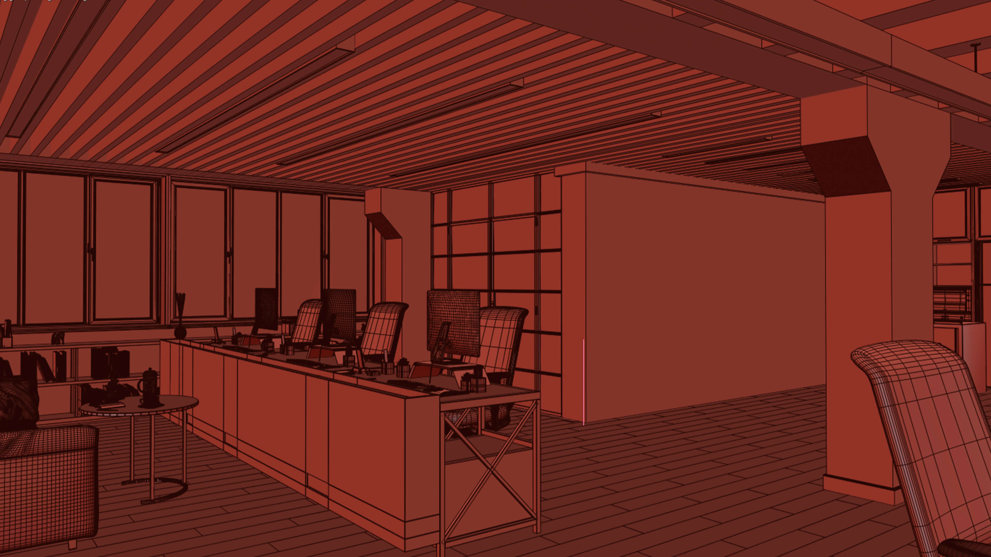 Office Interior - 3D Model by UM arch