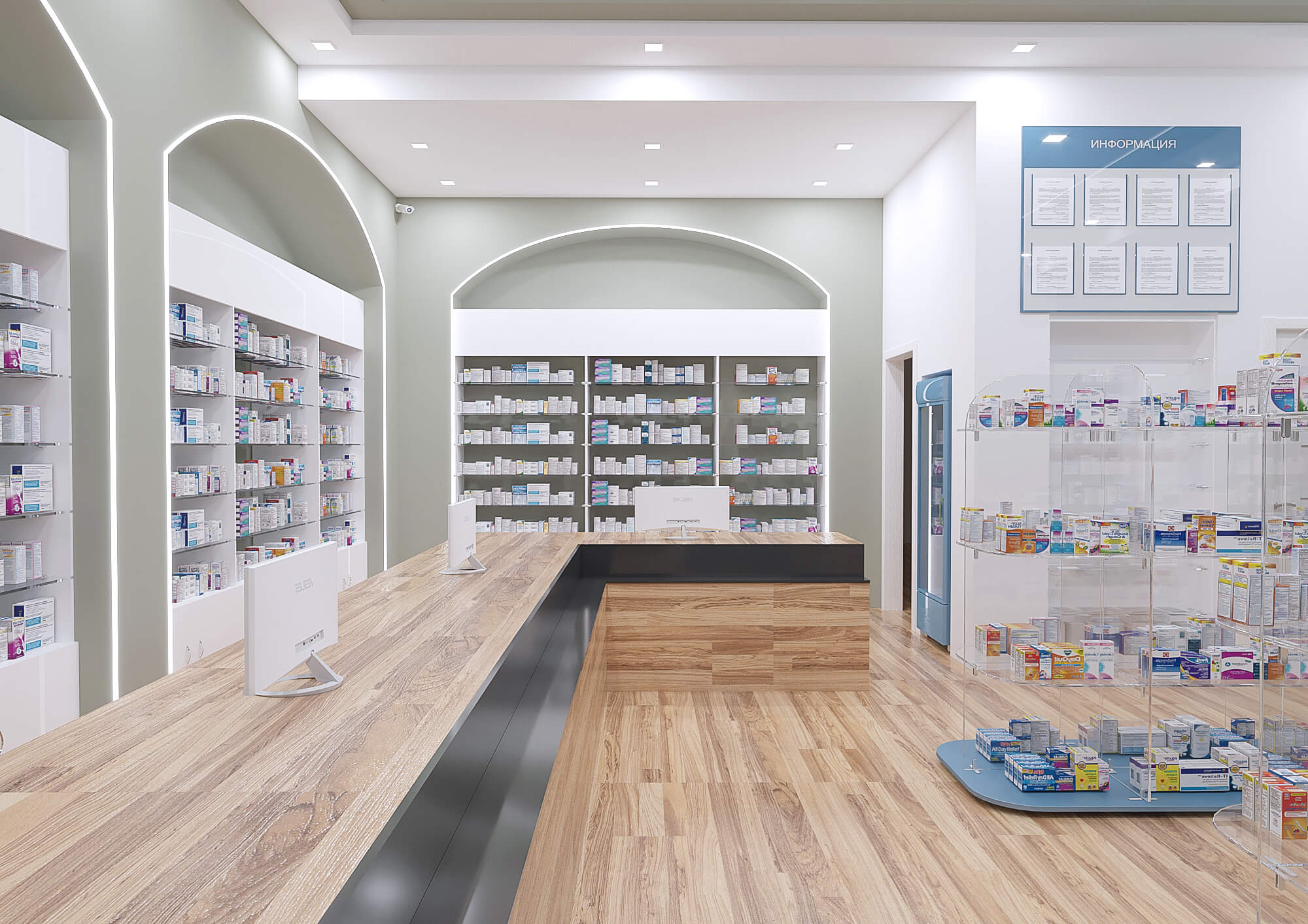 Pharmacy Interior and Set - 3D Model by UM arch