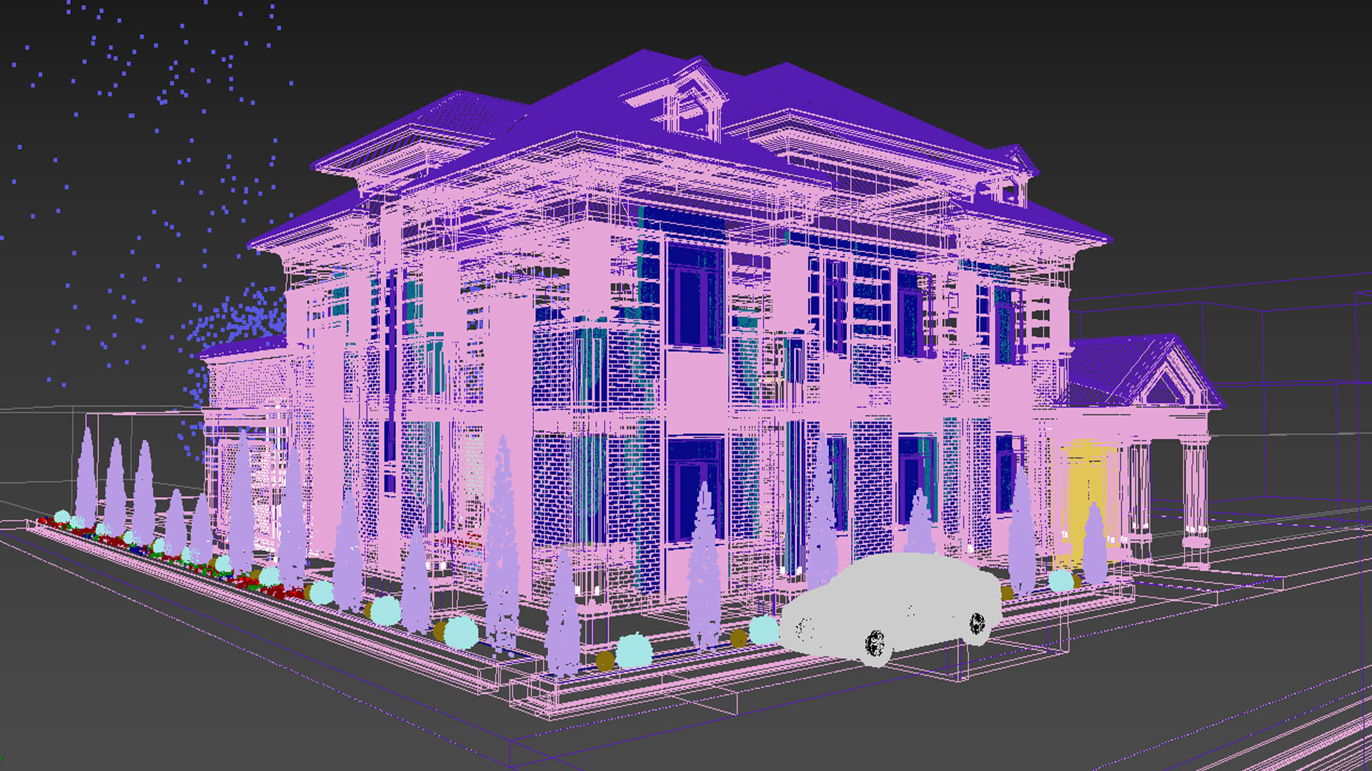 Two-Story House 3D Model by UM arch