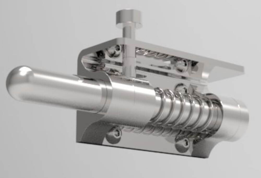 Sliding Door Lock - 3D Model by umerbadar