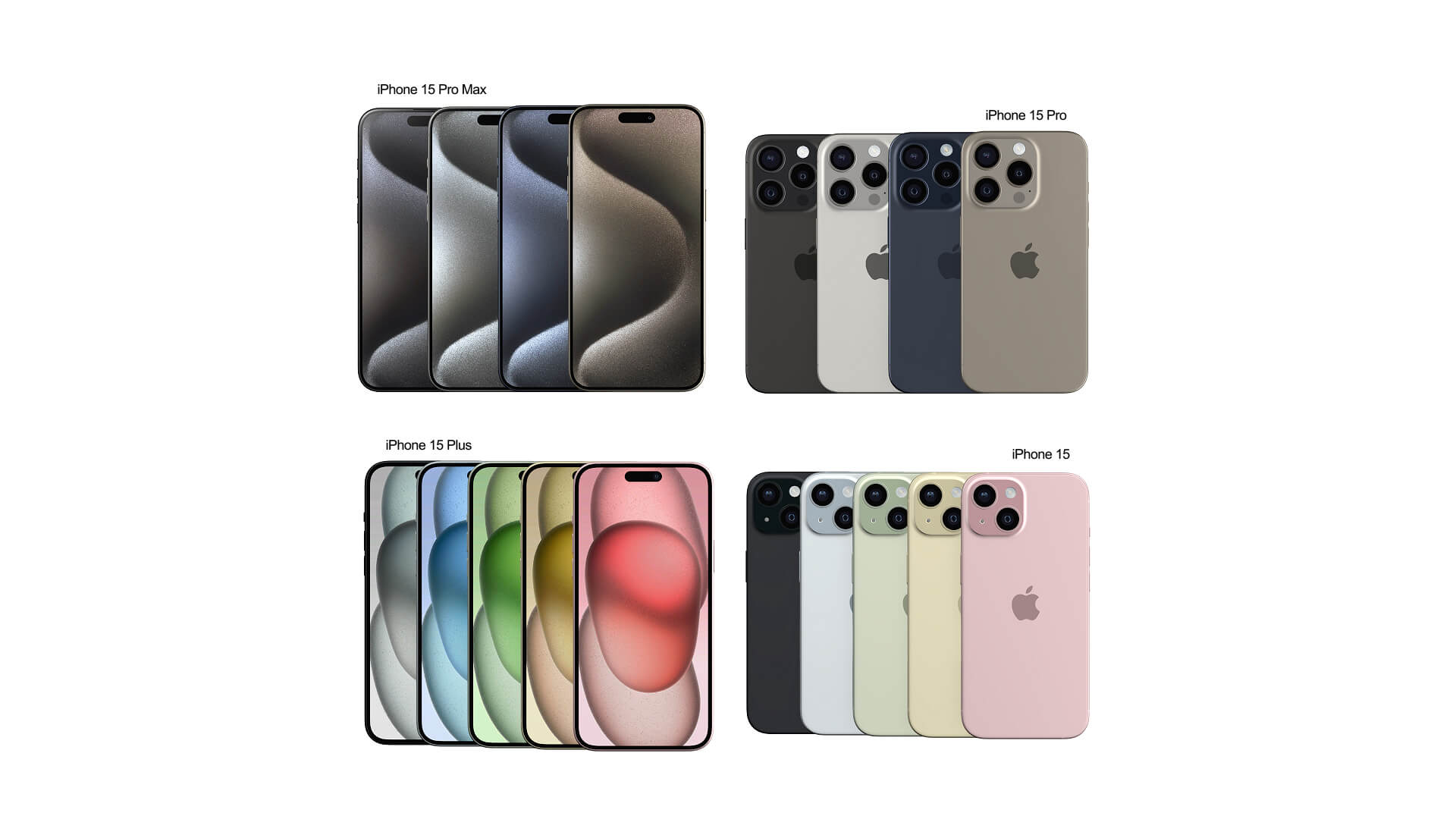Element3D - iPhone 15 Collection 3D Model by UMURdesign