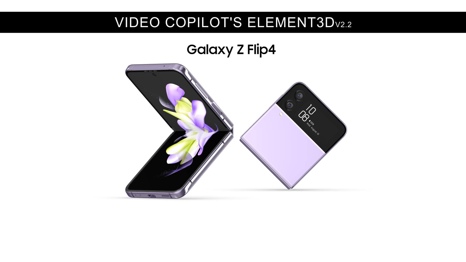 Element3D - Samsung Galaxy Z Flip 4 3D Model by UMURdesign