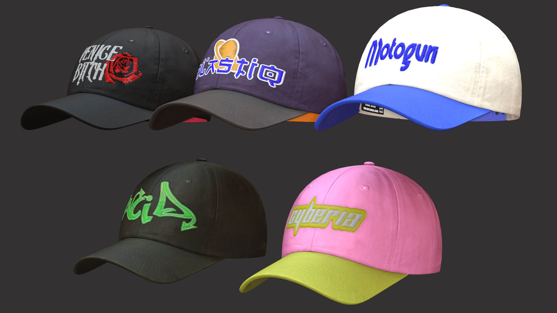 Curtains Hair and Baseball Cap for Genesis 9 - Daz Content by Uncanny Valet