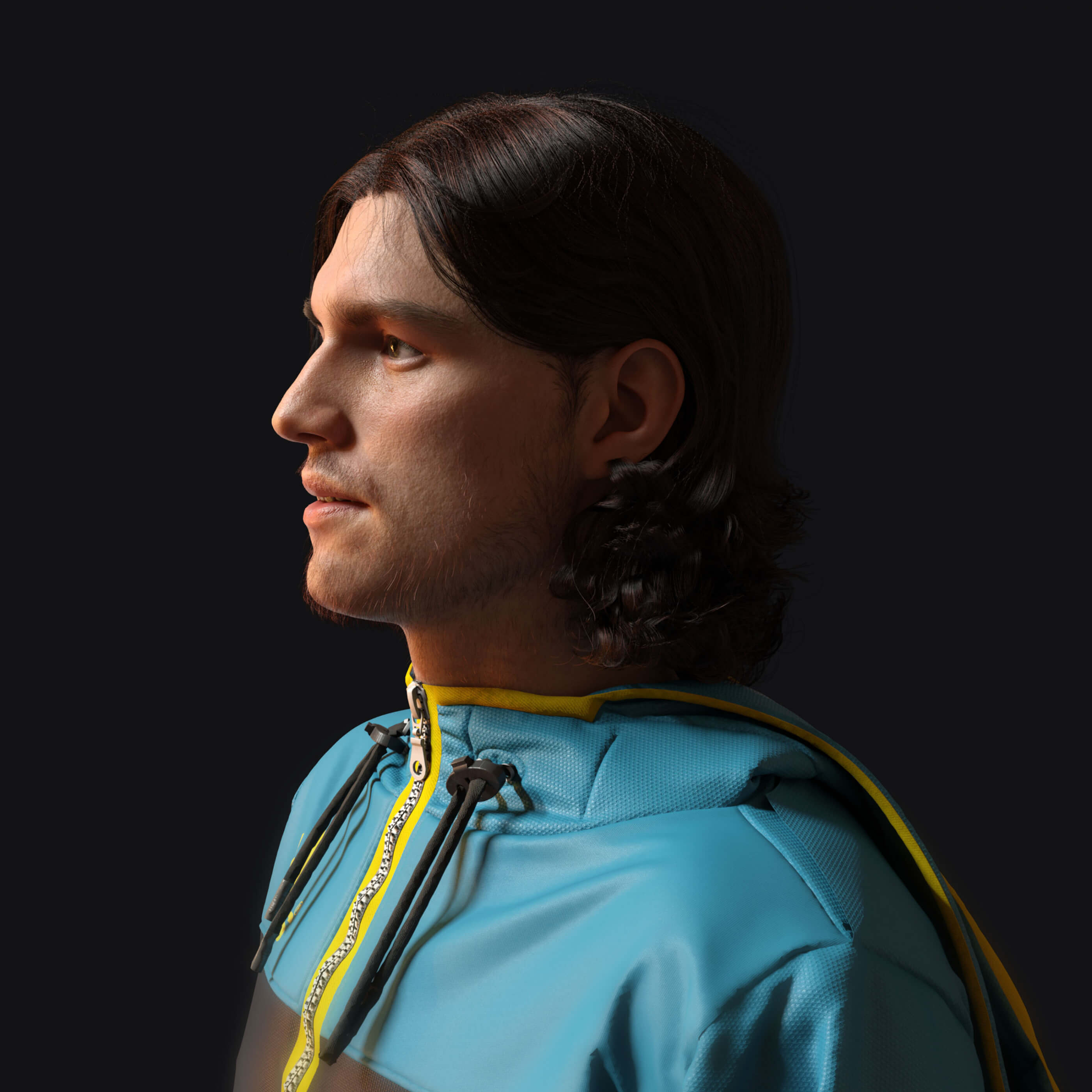 Gopnik Hair for Genesis 9 - Daz Content by Uncanny Valet