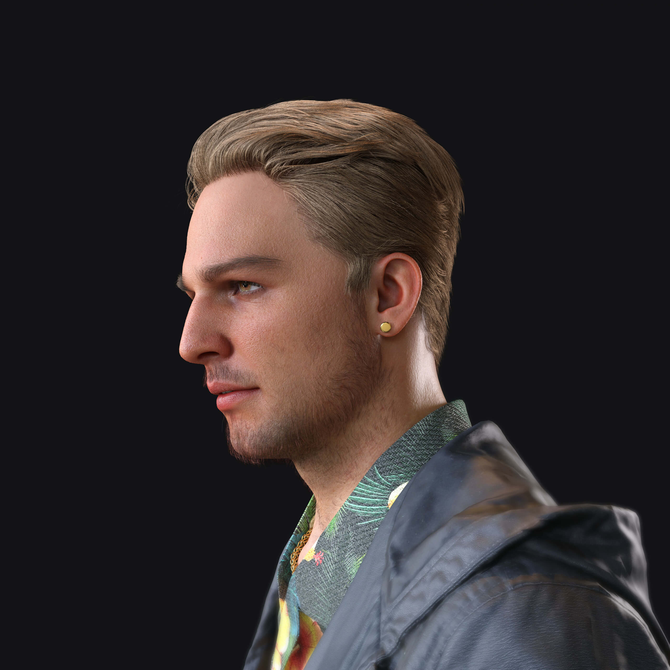 Gopnik Hair for Genesis 9 - Daz Content by Uncanny Valet