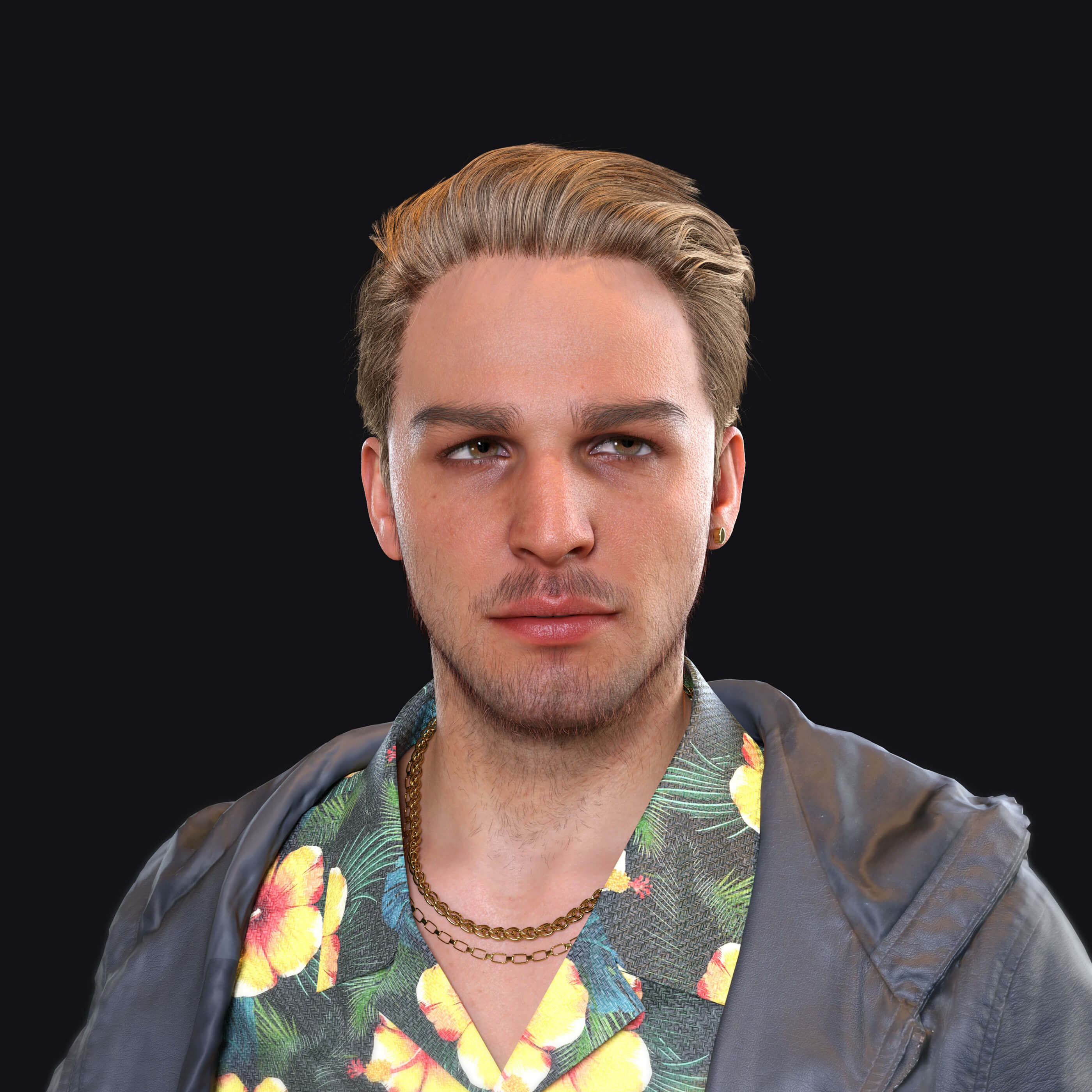 Gopnik Hair for Genesis 9 - Daz Content by Uncanny Valet