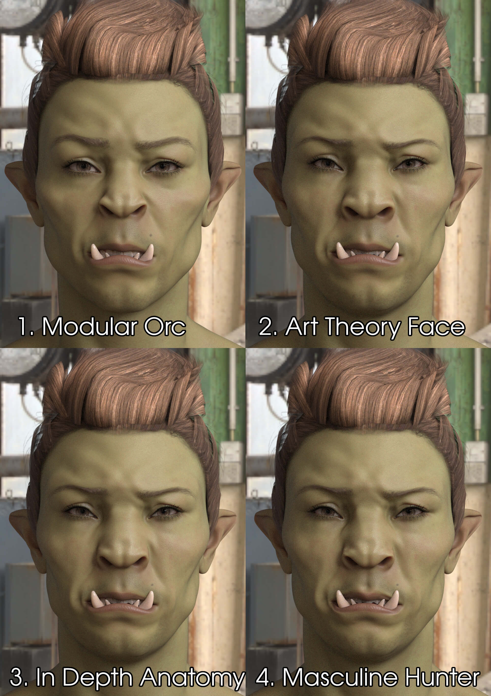Art Theory Face Morphs for G9 - Daz Content by undeadcrabb