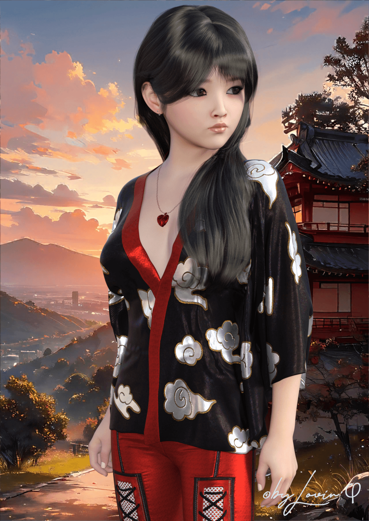 Captivating Gaze for G9 - Free Daz Content by undeadcrabb