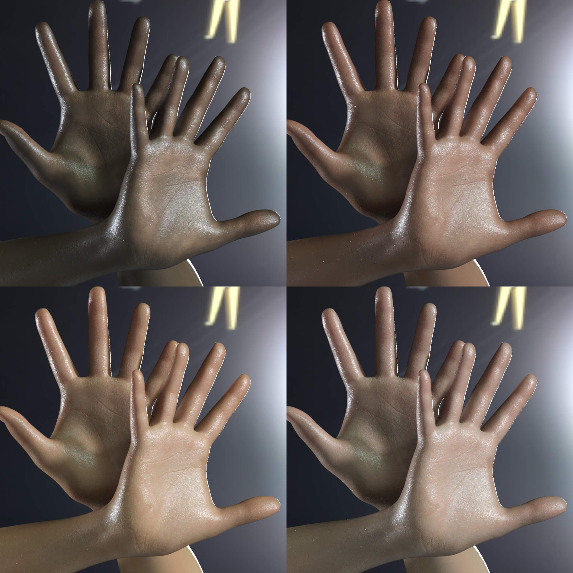 Earthy Hues: 70+ Skintones for G9 - Daz Content by undeadcrabb