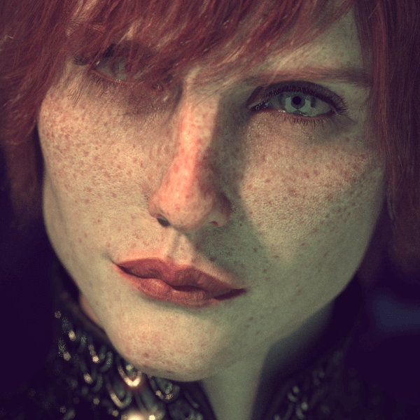 Beauty in Greyscale 3D Render | RenderHub Gallery