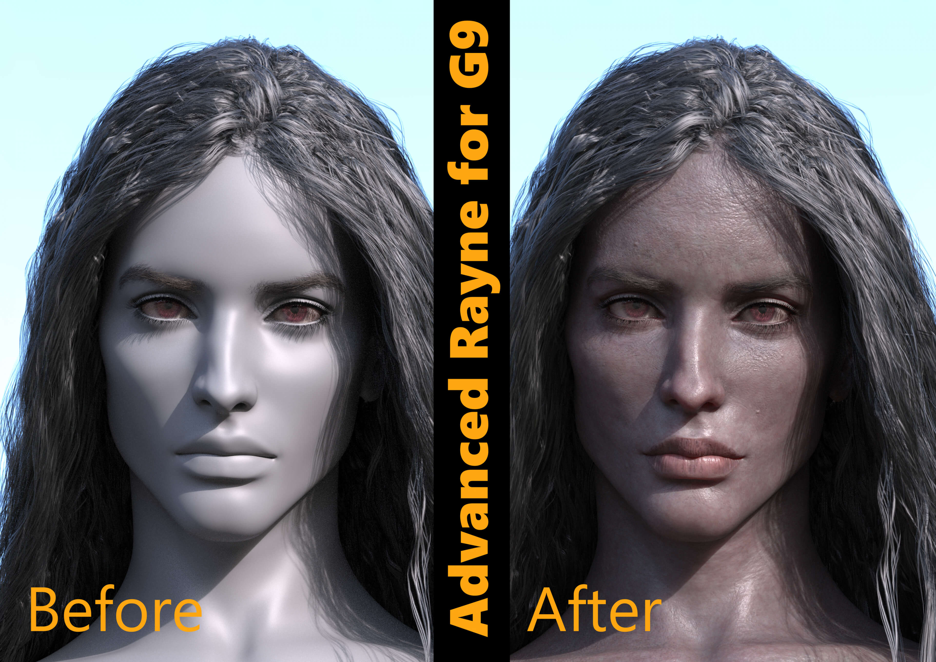 Rayne - Advanced Base + Skin for Genesis9 Daz Content by undeadcrabb