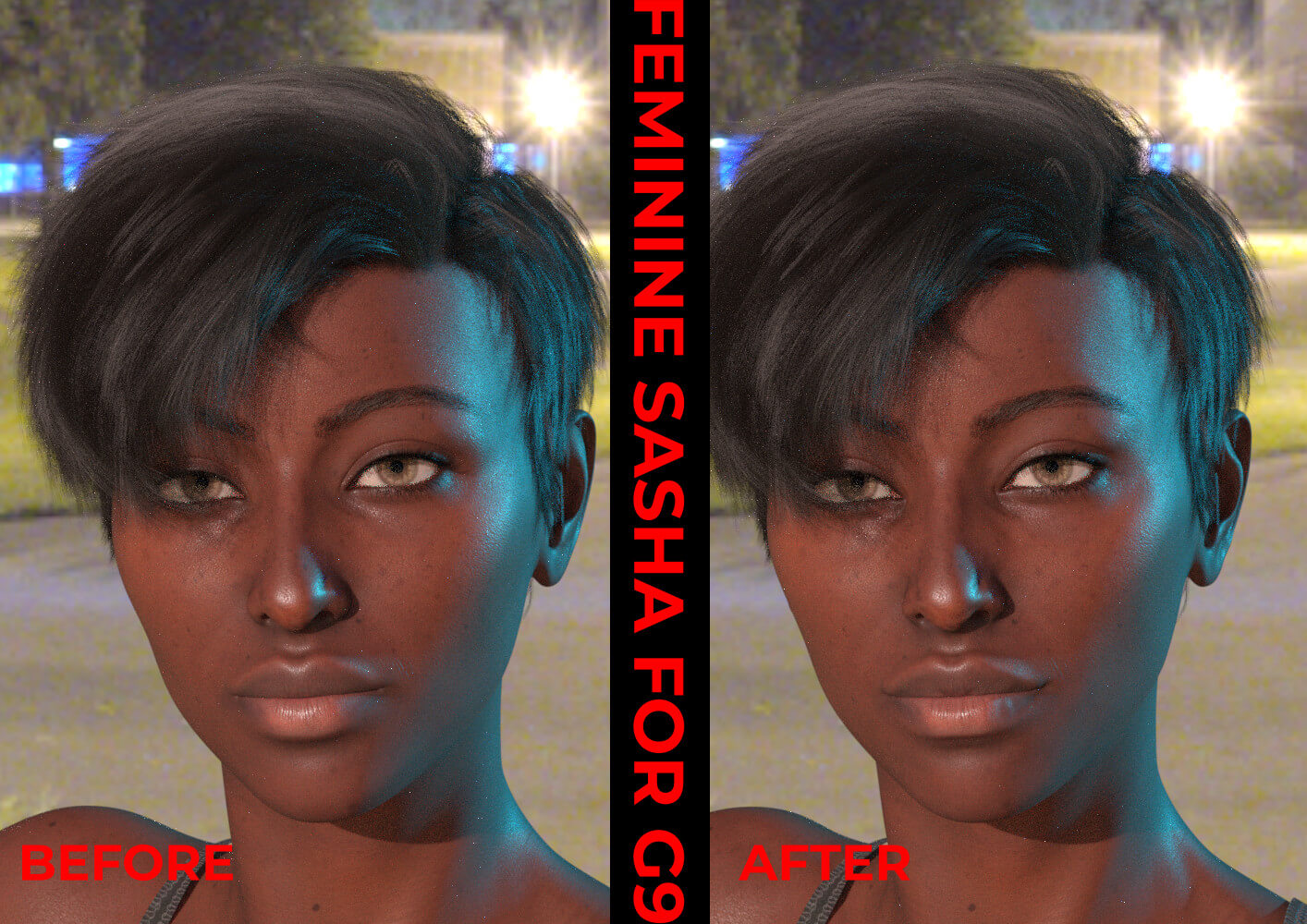 Sasha - The Feminine Base for G9 Daz Content by undeadcrabb
