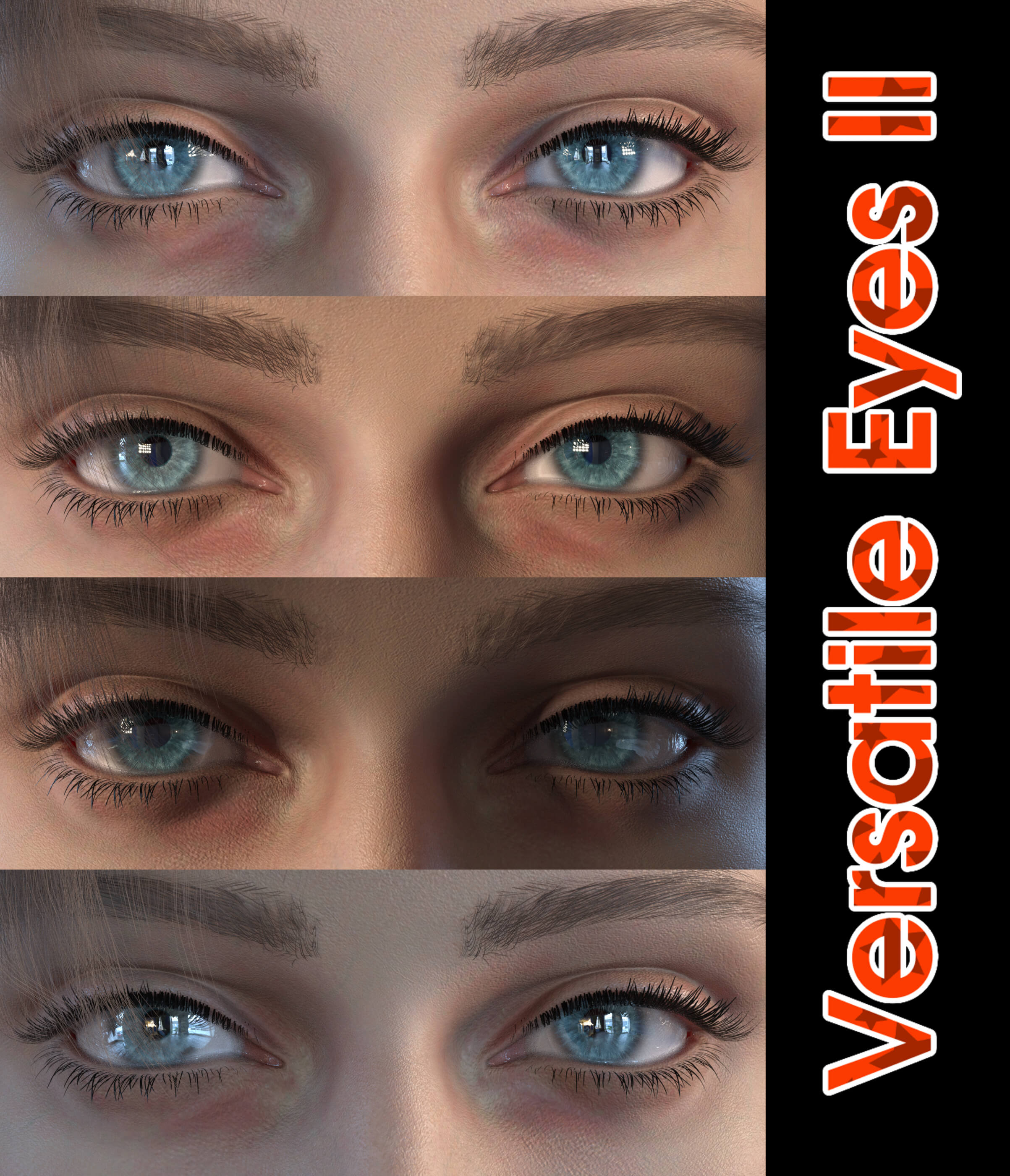 Versatile Eyes II - Daz Content by undeadcrabb
