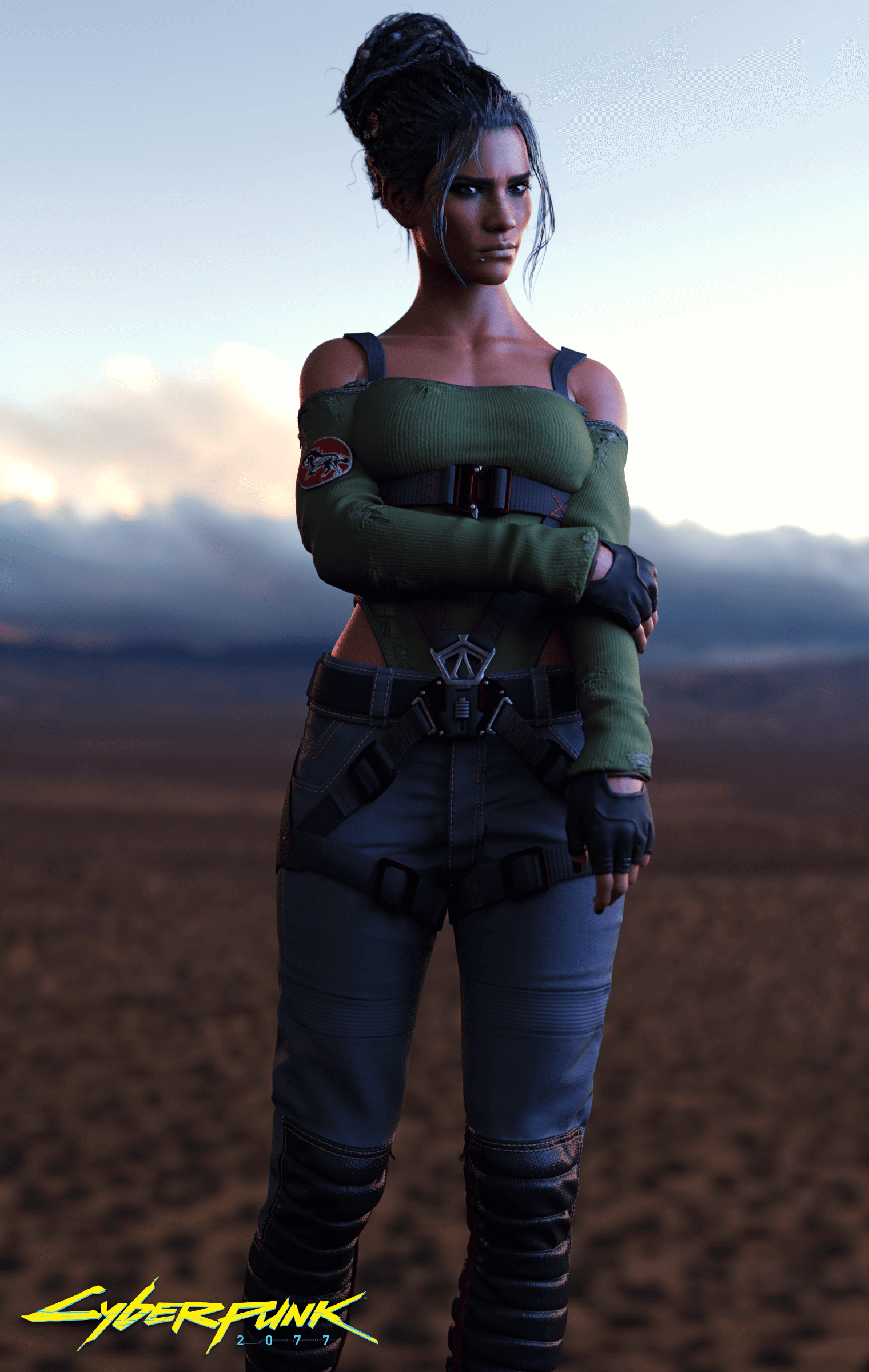 Panam Palmer (Sunset) 3D Render, Digital Art by Unkindled_Ash