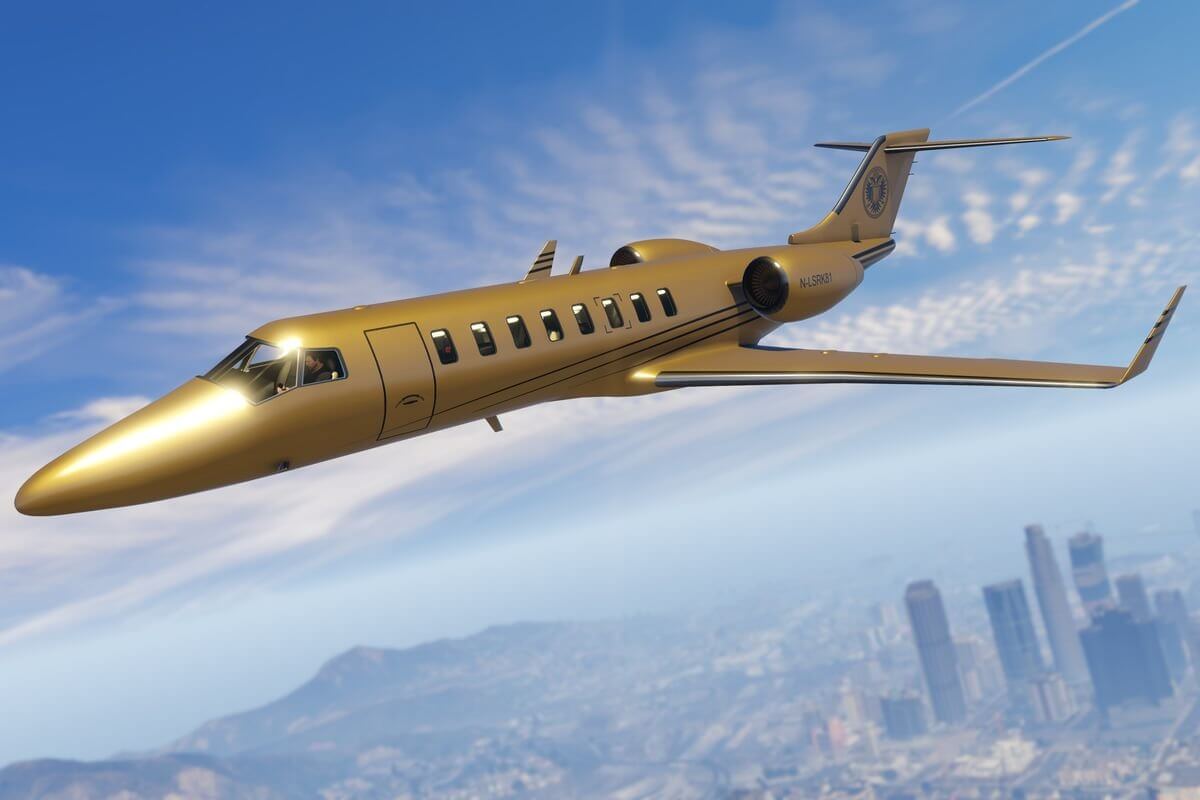 Gold Jet 3D Render, Digital Art by UnkownRenderHub