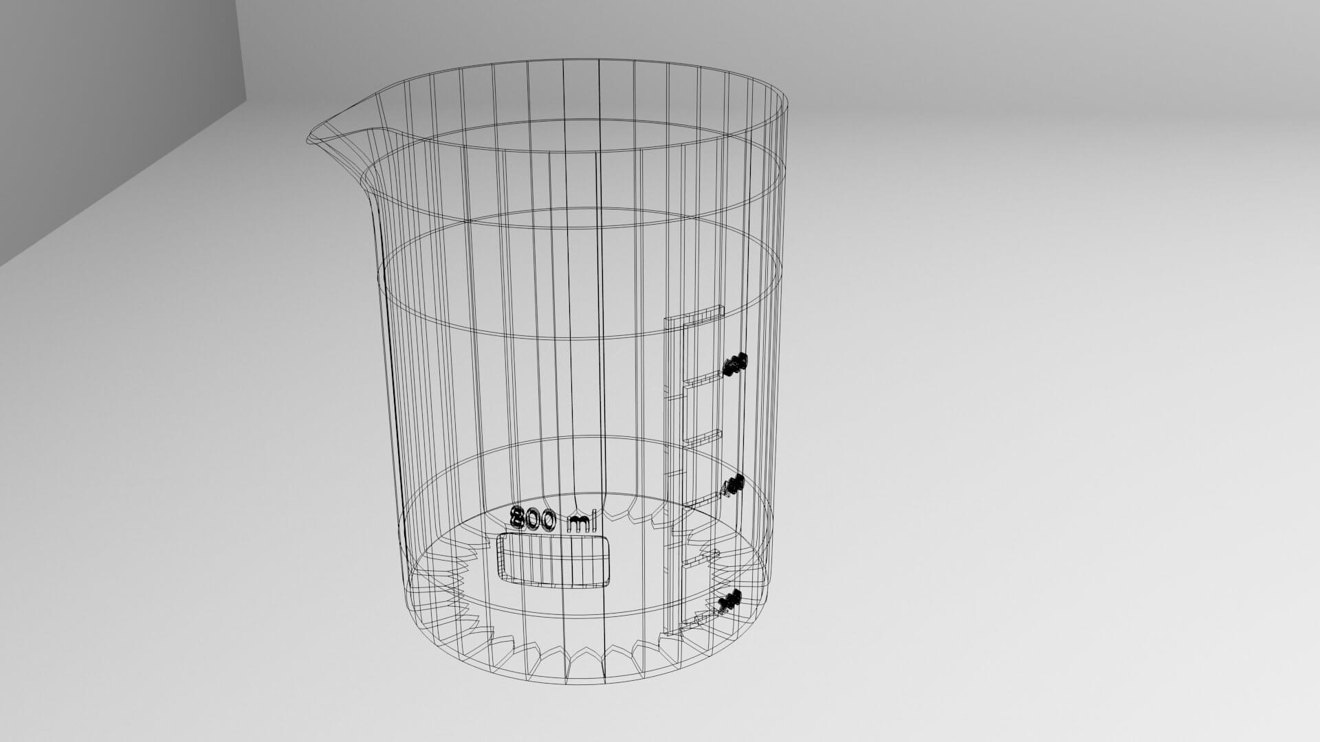 Empty Beaker Drawing