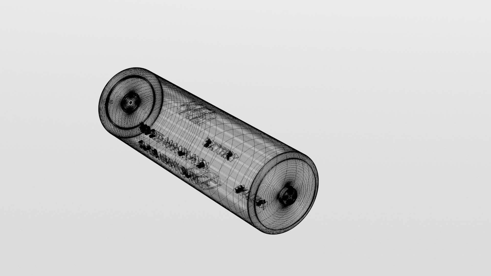 Battery 3 - Alkaline AAA 3D Model by unos