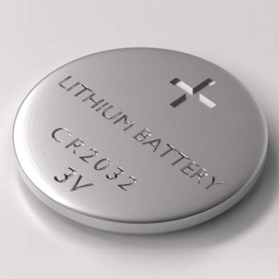 Coin Cell Battery - 3D Model by unos