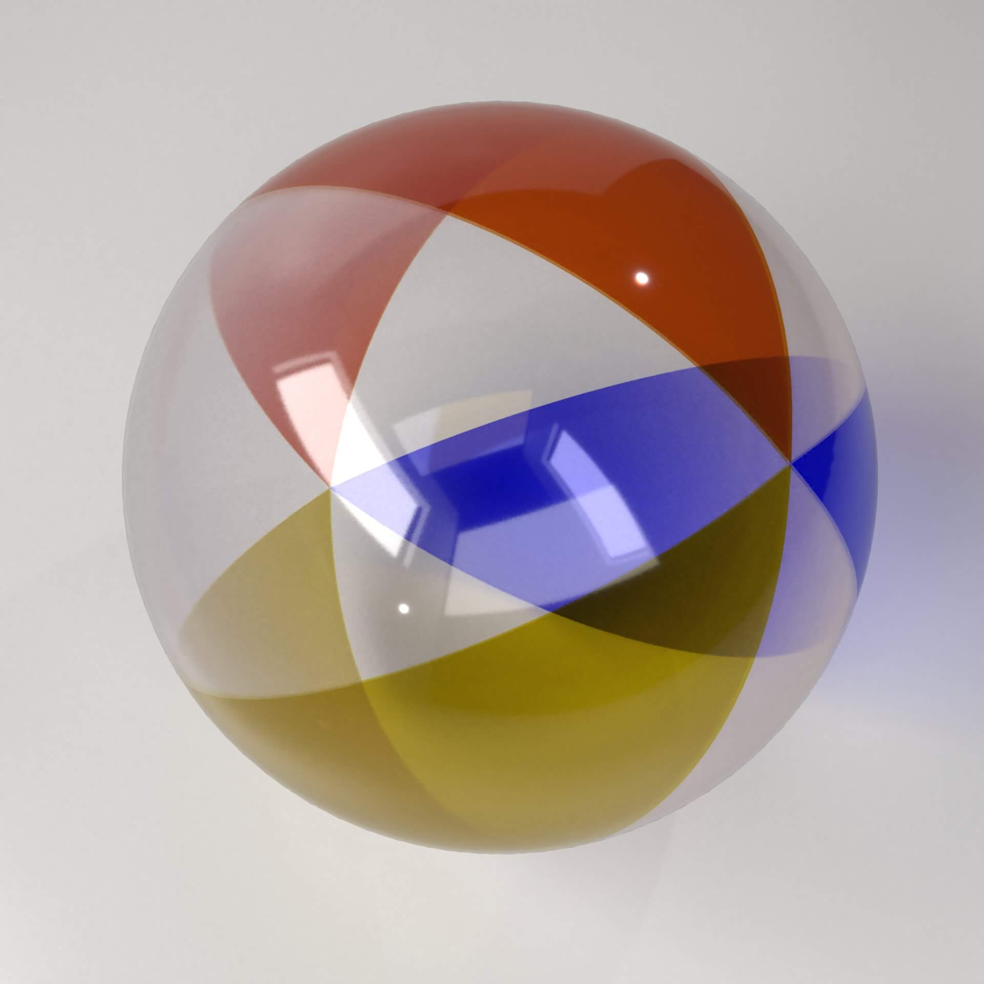 Beach Ball 3 - 3D Model by unos
