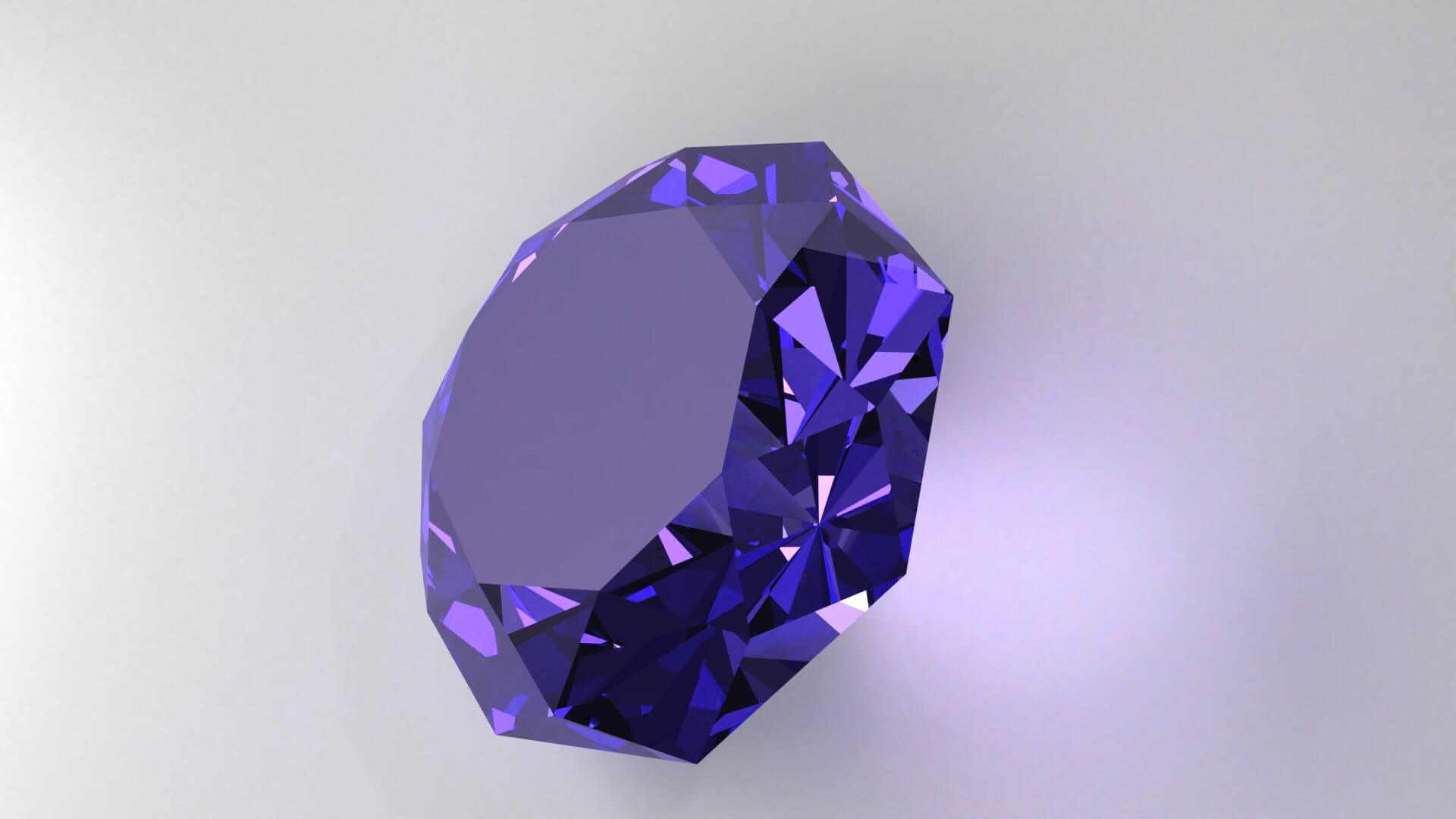 Blue Diamond - 3D Model by unos