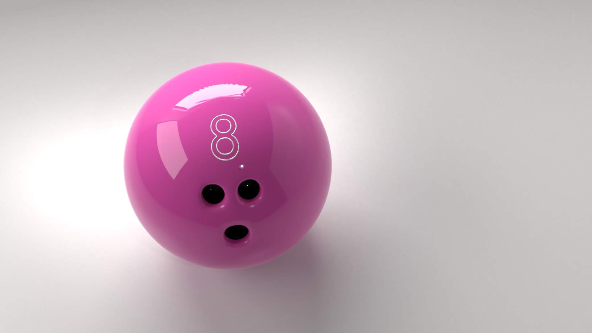 Bowling Ball 8 P - 3D Model by unos