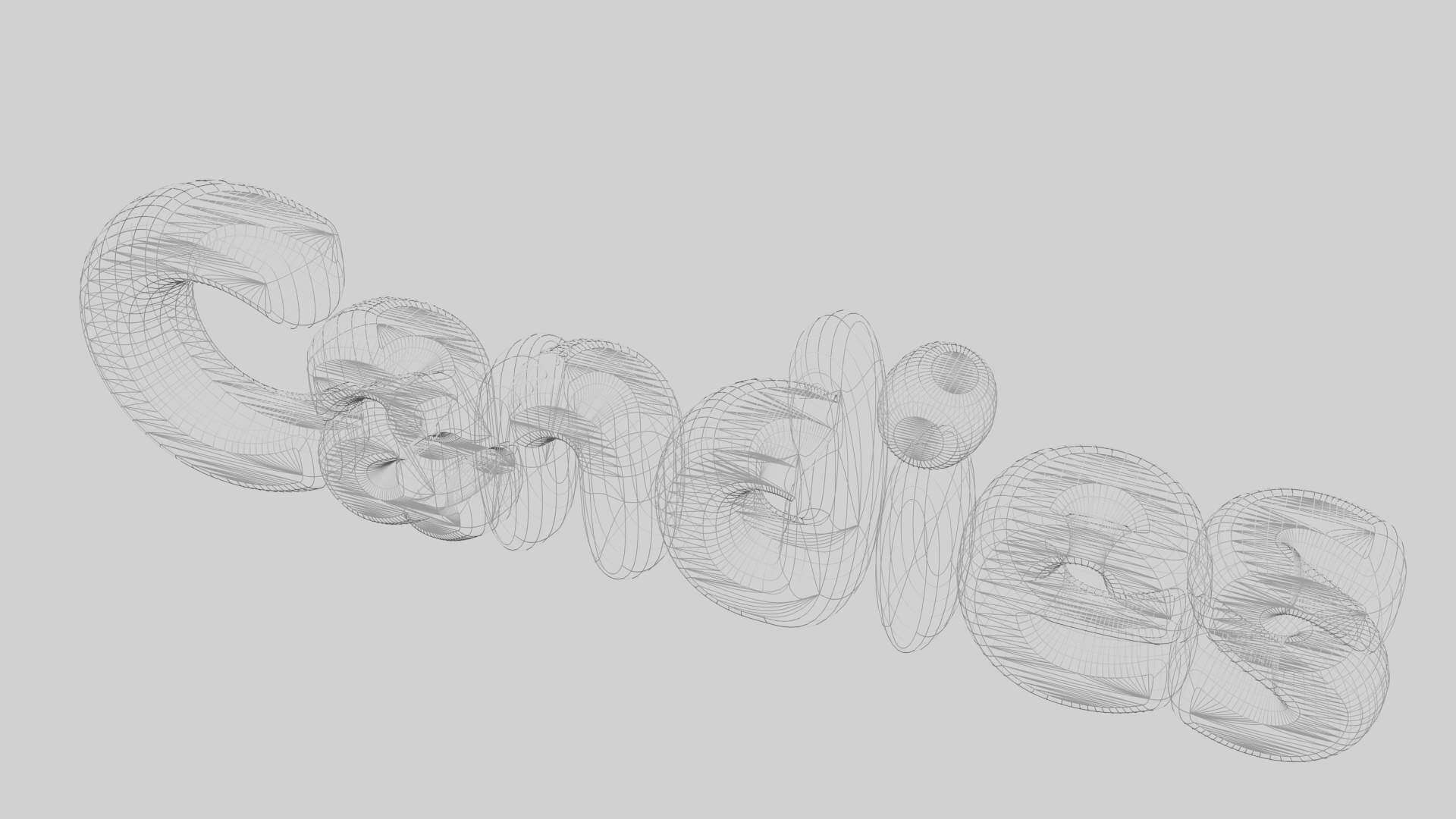 Candies Text with Candy Effect - 3D Model by unos