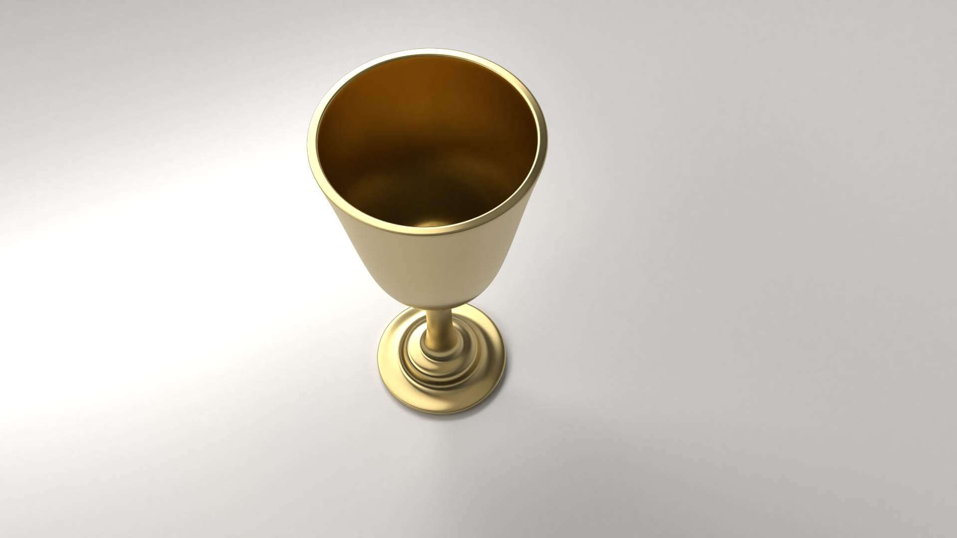 Gold Goblet - 3D Model by unos