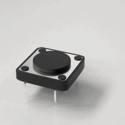 Electronic Push Button Switch - 3D Model by unos