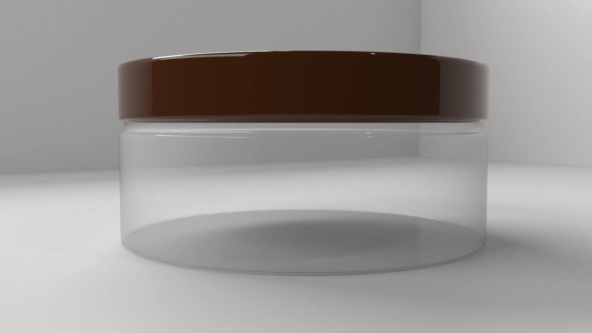 Empty Cream Container - 3D Model by unos